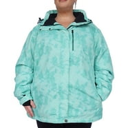Tec-One Women's Pongee Ski Jacket with Hood, Sizes S-3X - Walmart.com