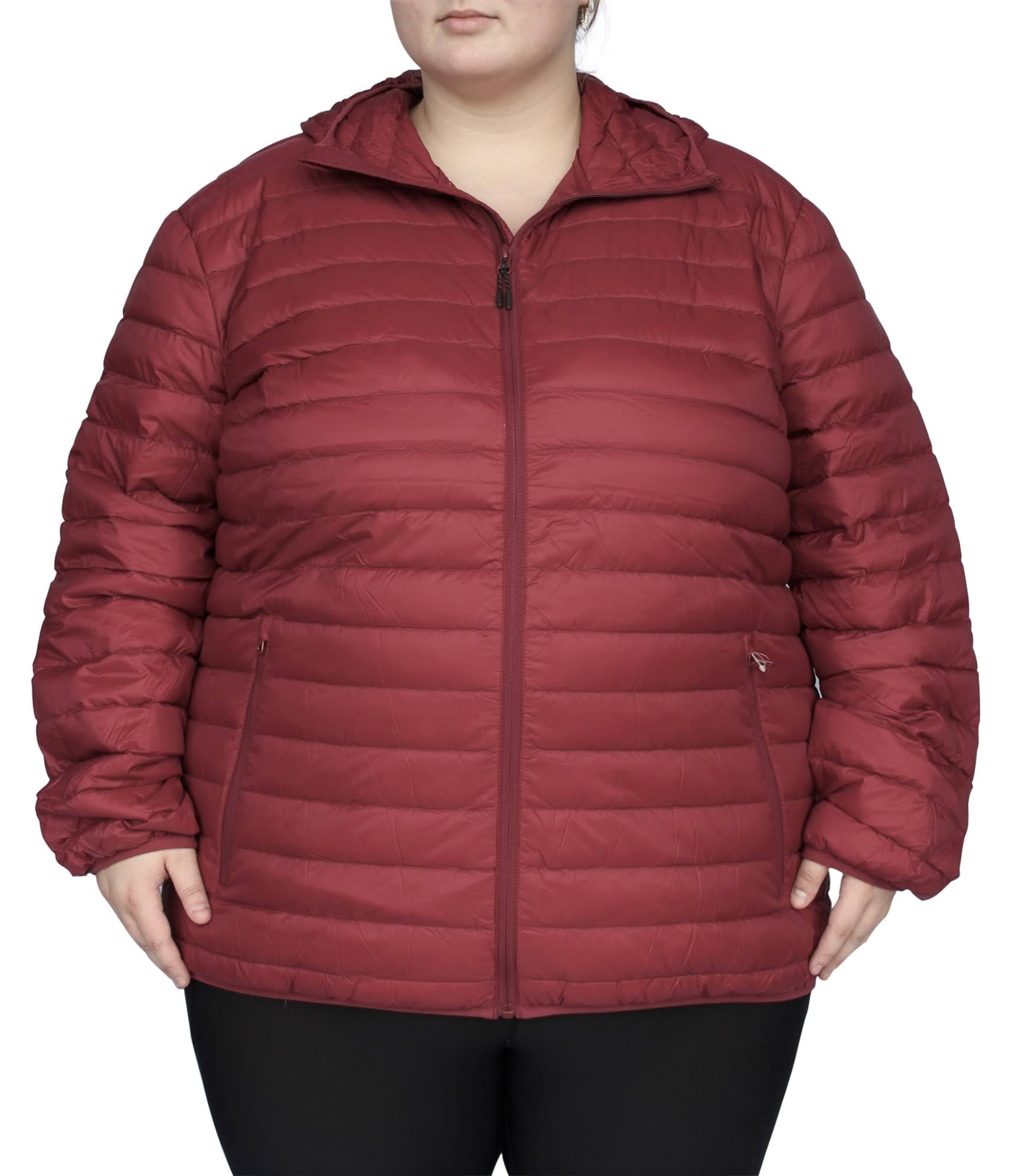 Snow Country Outerwear Womens Plus Extended Size Packable Down Jacket ...