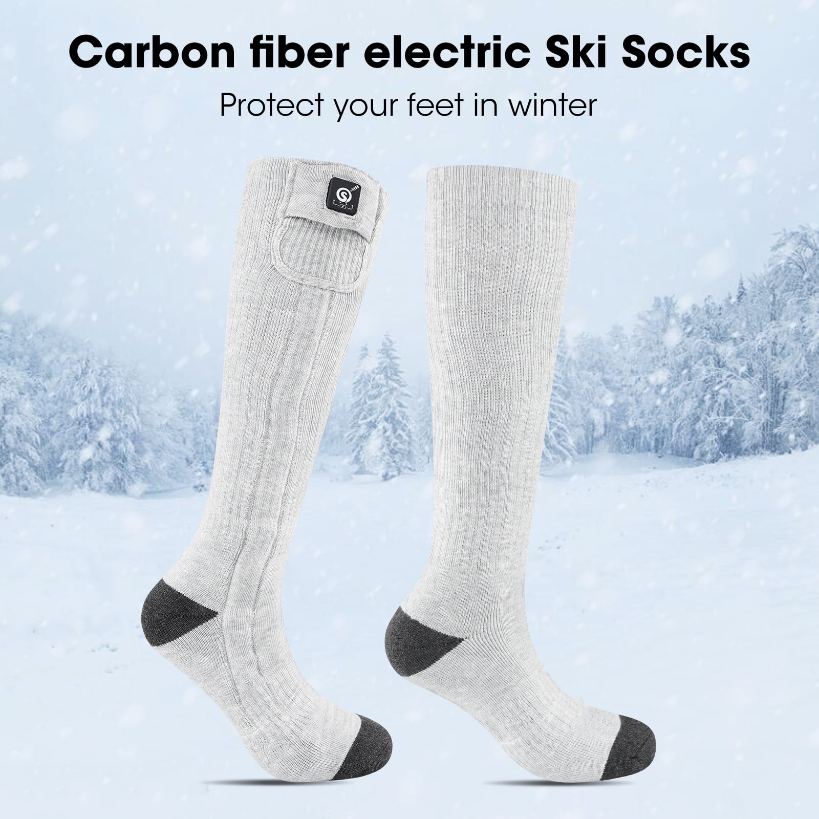 Snow Deer Heated Socks for Women – Rechargeable Battery Operated Socks ...