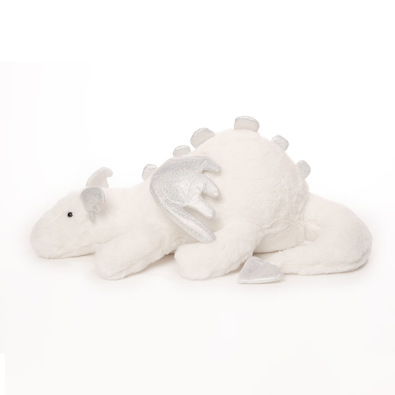 Snow Dragon Stuffed Animal, 24in Dragon Pterosaur Plush Toy with Tiny ...