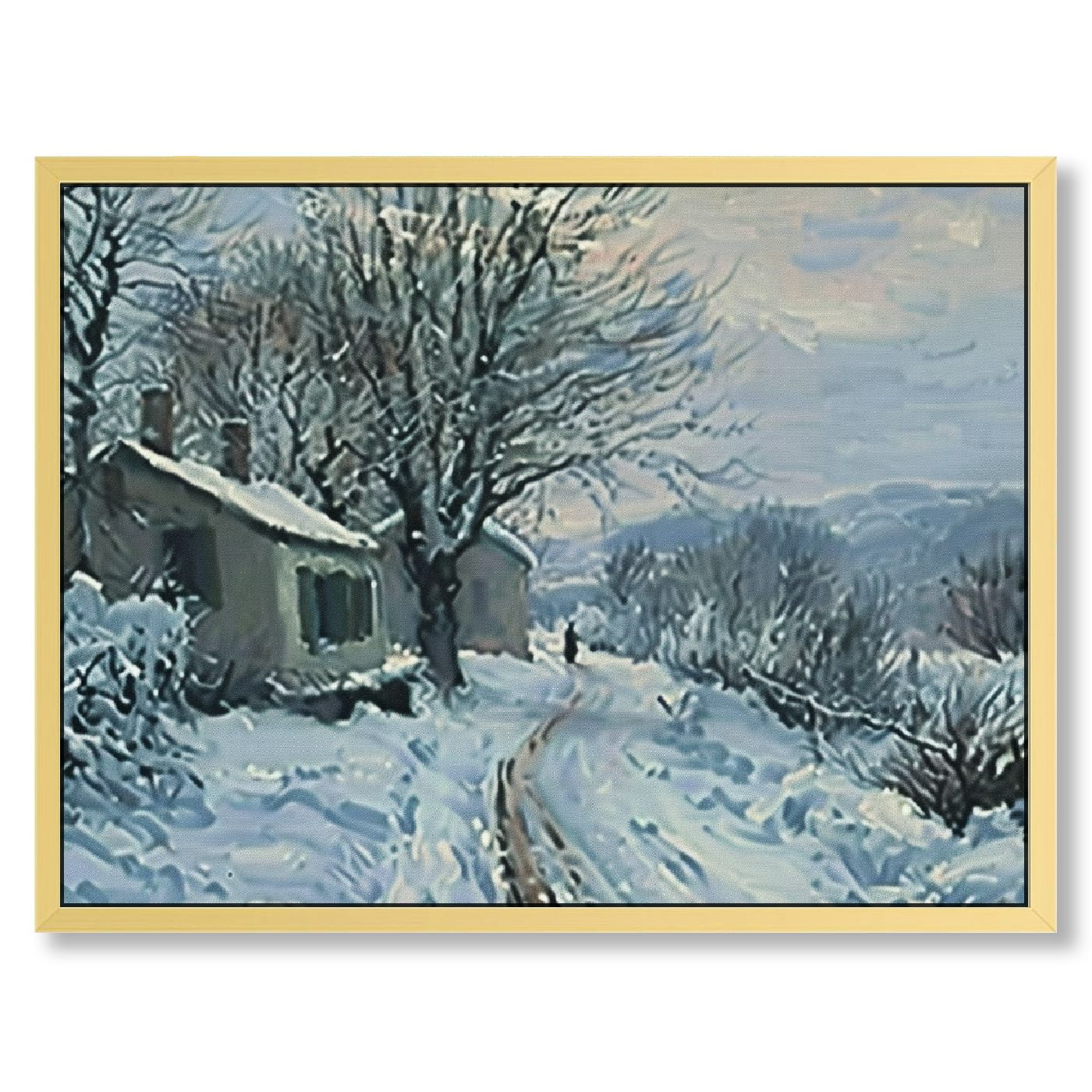 - Snow Effect At Limetz Poster - Unframed Impressionism Art Prints ...