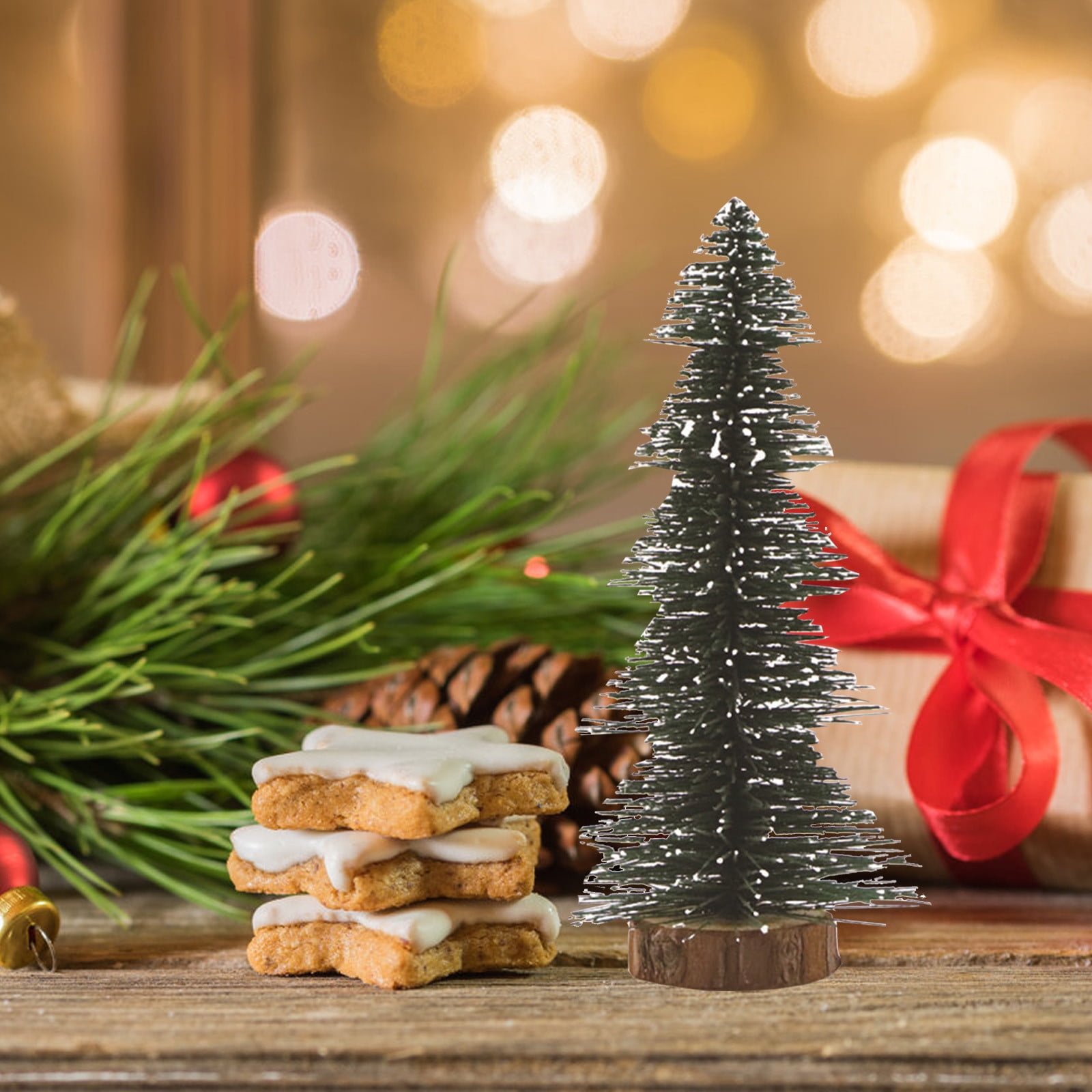 Snow Flocking Small Christmas Tree Window Display, Usupdd 2025 Snow ...