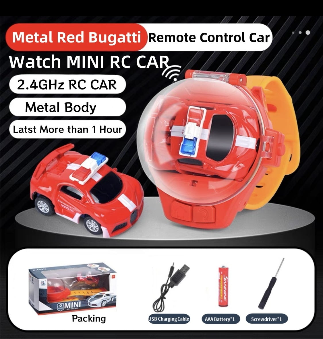 Snow Grass Watch Car, 2023 New Watch Remote Control Car Toy, Mini 2 ...