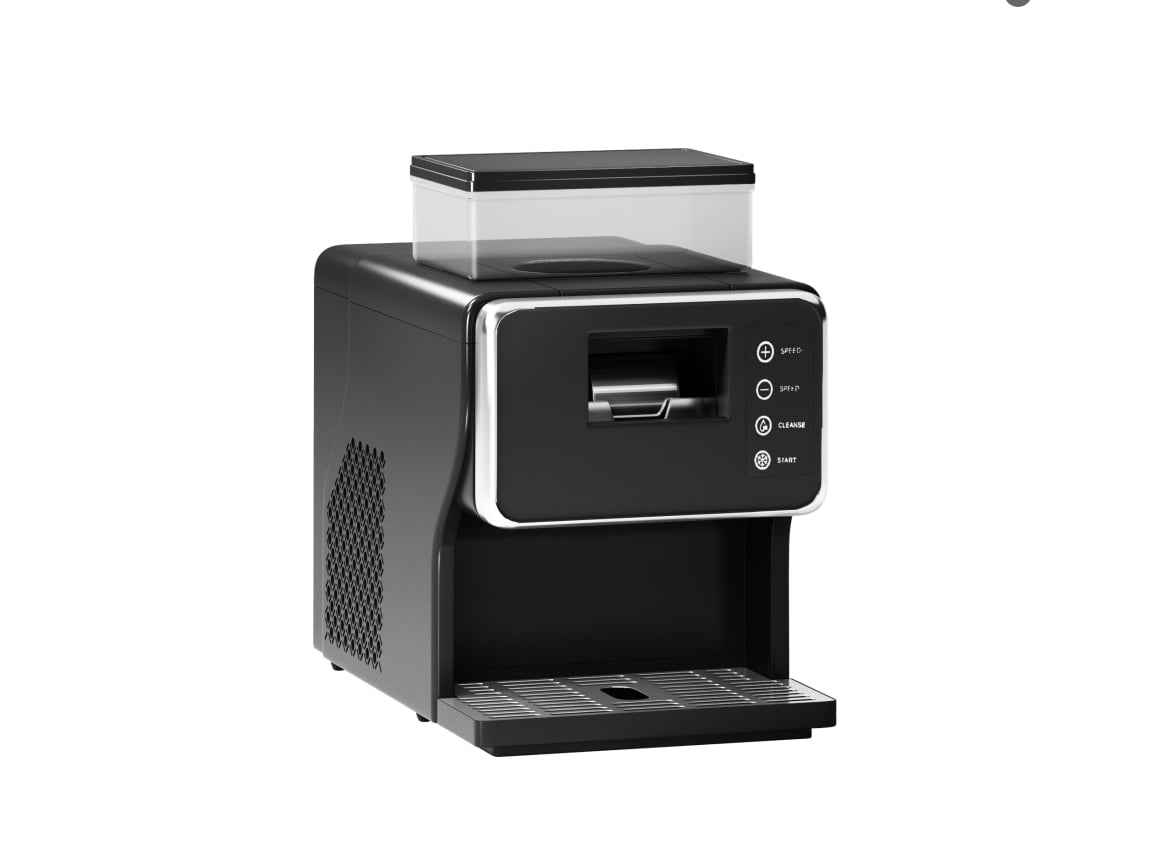 Snow Ice Maker, Portable Shaved Ice Machine with Rapid Cooling and Food ...