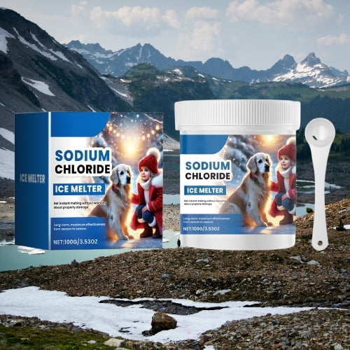 Snow & Ice Melter Safe for Pets & Paws Contains No Toxic Chlorides or ...