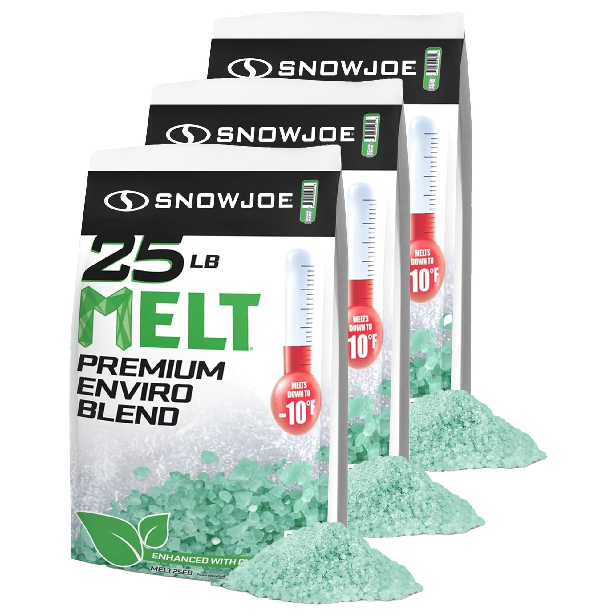 Snow Joe 3 Pack Melt Enviro Blend Ice/Snow Deicer, Pet-Friendly for ...