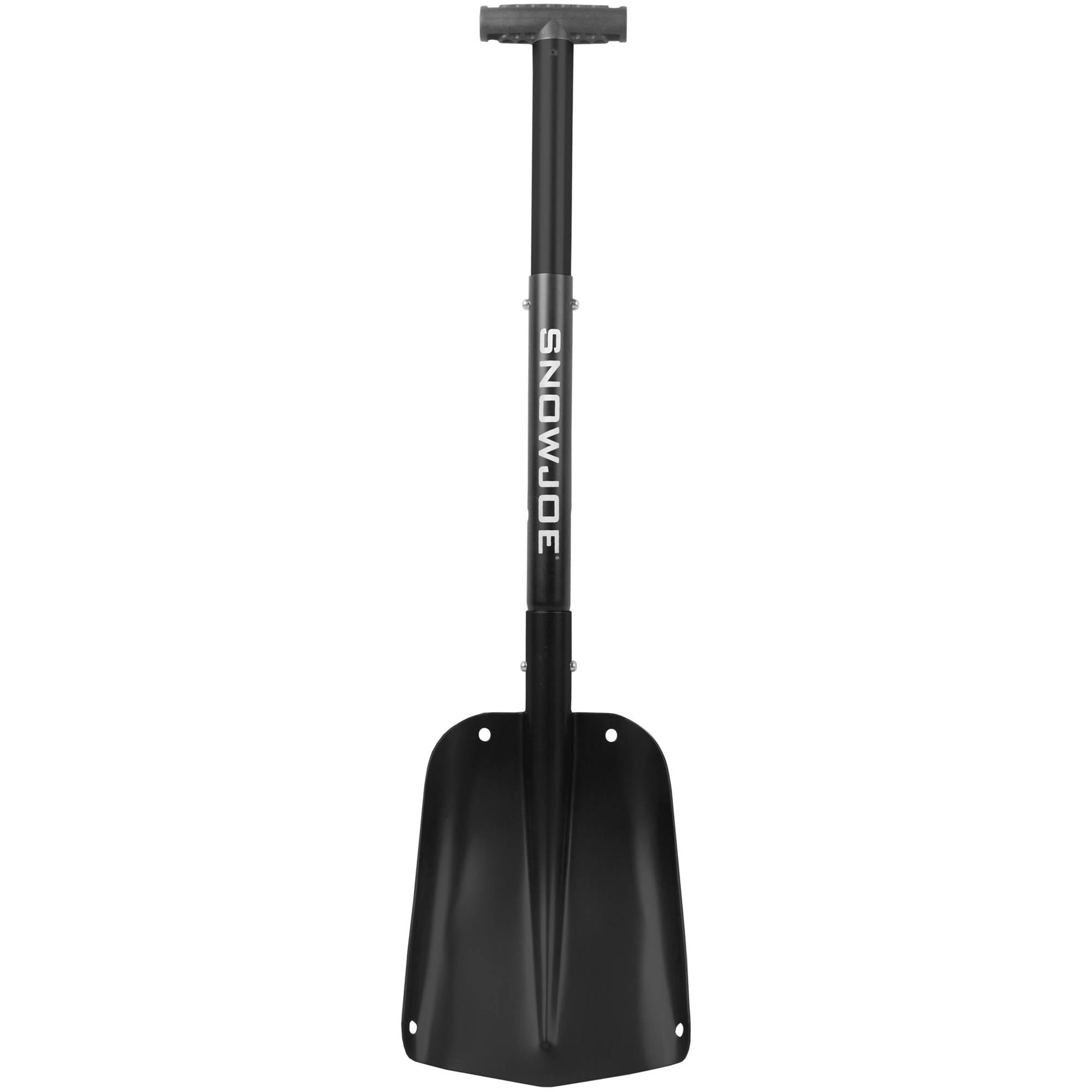 Snow Joe All-Purpose Aluminum Telescoping Compact Utility Shovel (Black ...