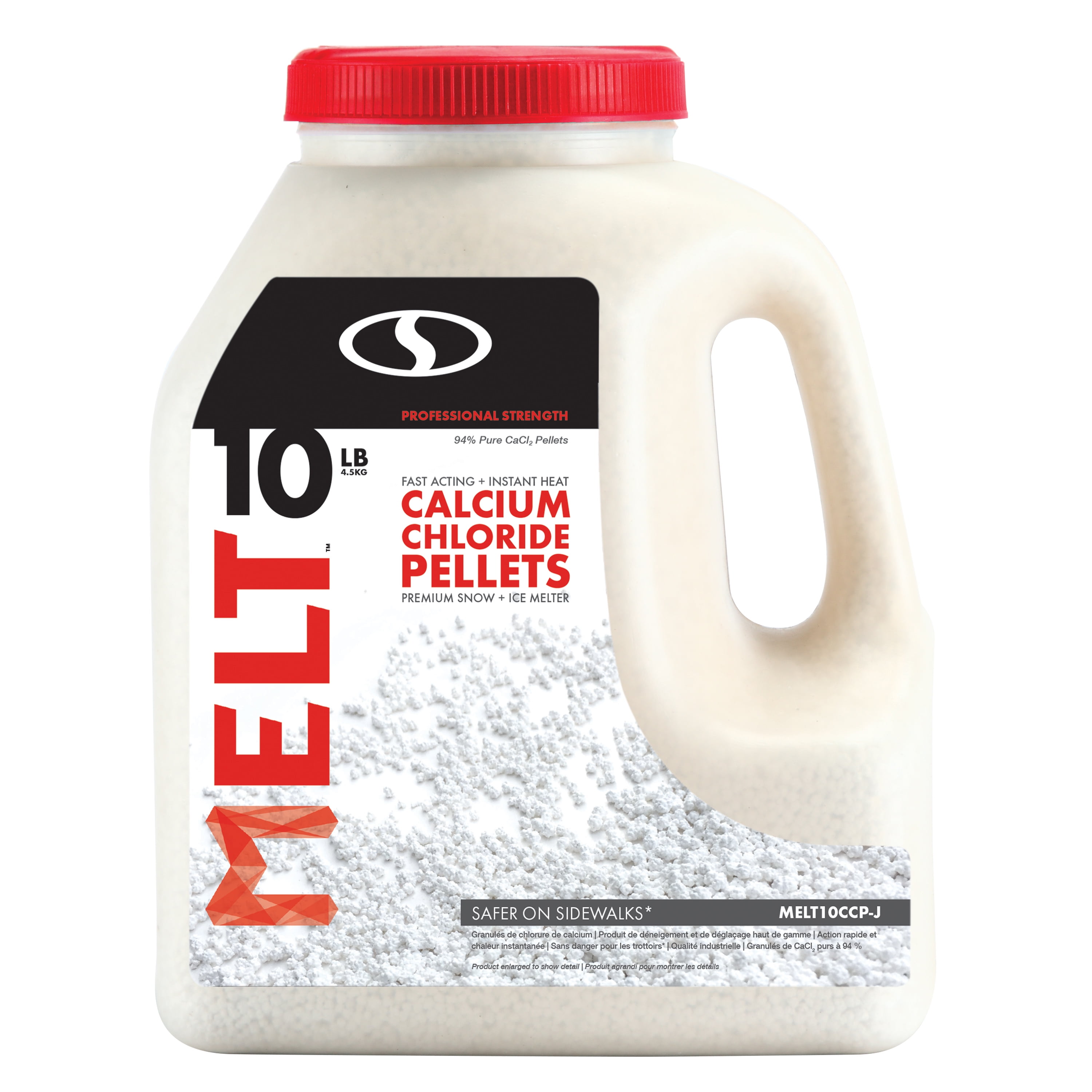 Snow Joe MELT 10 Lb. Jug Calcium Chloride Pellets Professional Strength ...