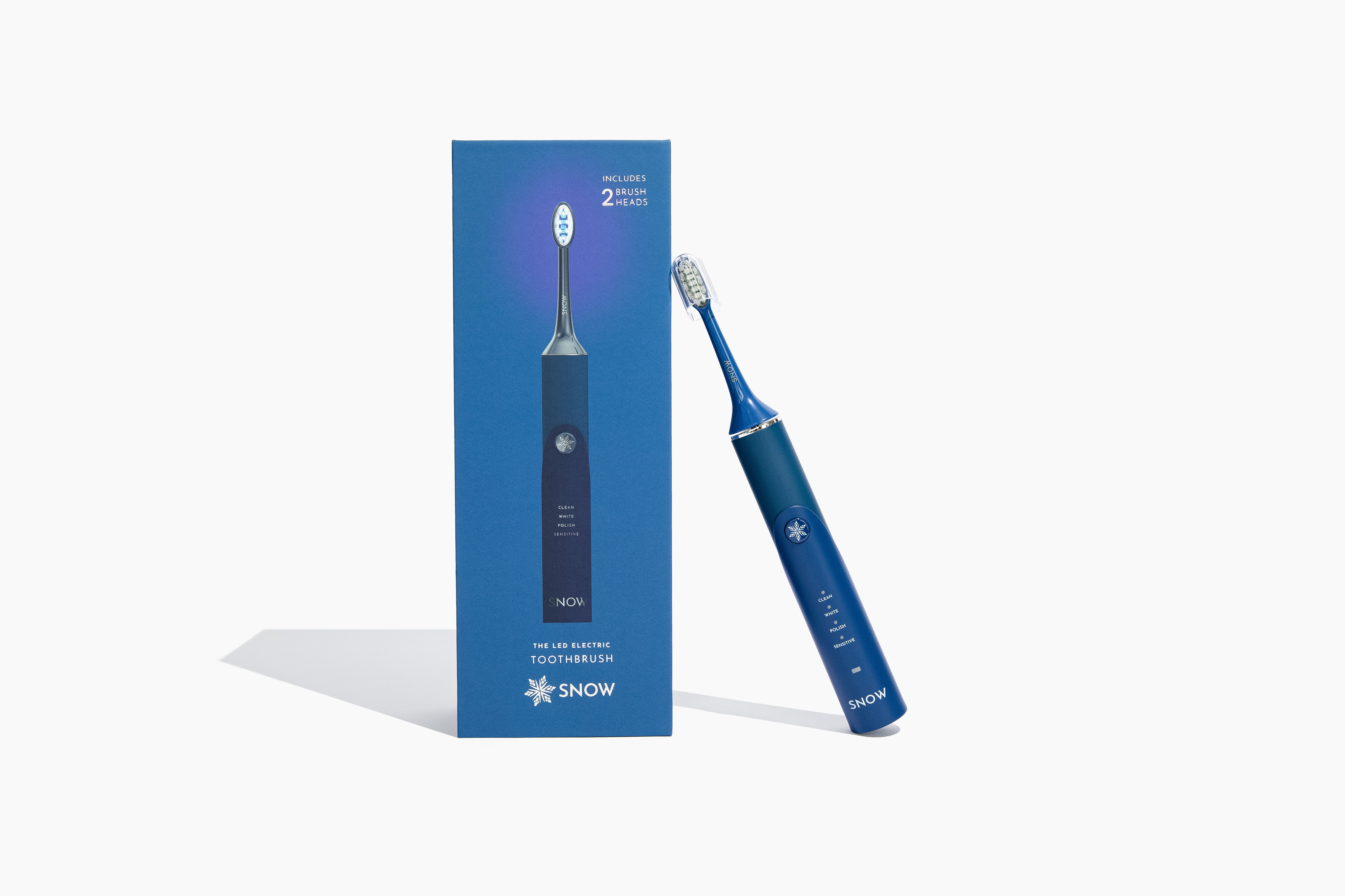 SNOW Sonic Electric Toothbrush - LED Whitening, 4 Modes, Rechargeable ...