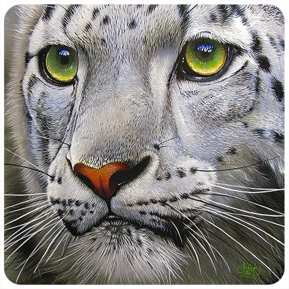 Snow Leopard Face [3 Pack] of Vinyl Decal Stickers | 5" | Indoor ...