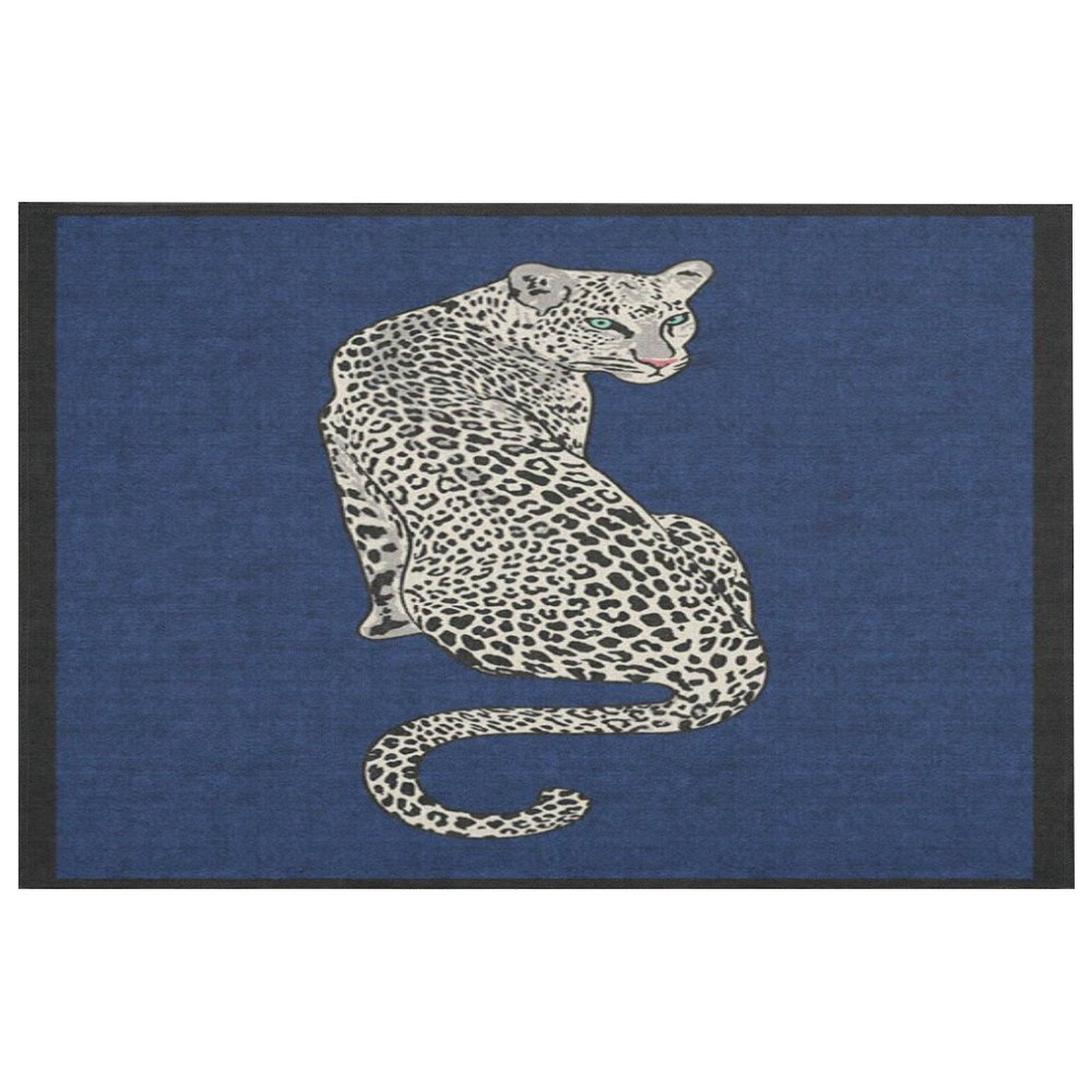 Snow Leopard Sapphire Adult Home Decor Bedroom Living Room Crystal ...