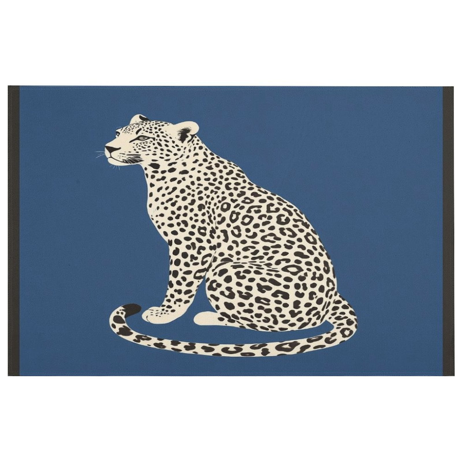 Snow Leopard Sapphire Adult Home Decor Bedroom Living Room Crystal ...
