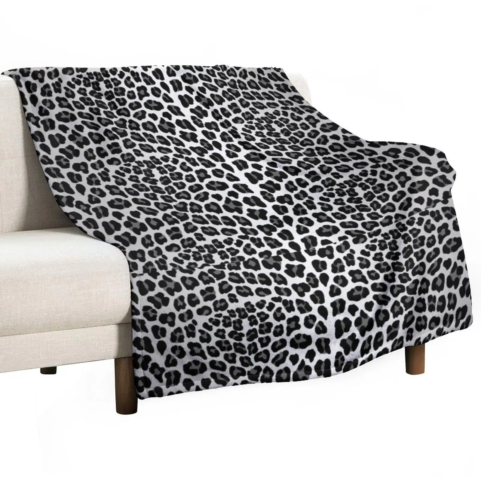 Snow Leopard print Throw Blanket Sofas Heavy Blankets - Walmart.com