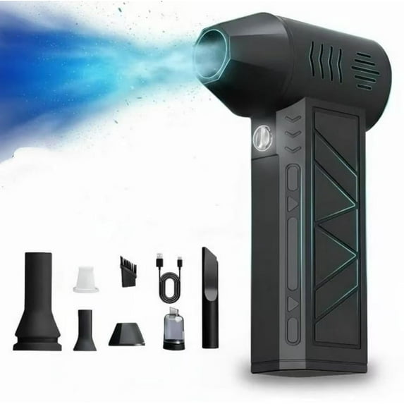 Snow Master Pro LED Turbo Blower, Mini Turbo Snow Blower for Car, 3 ...