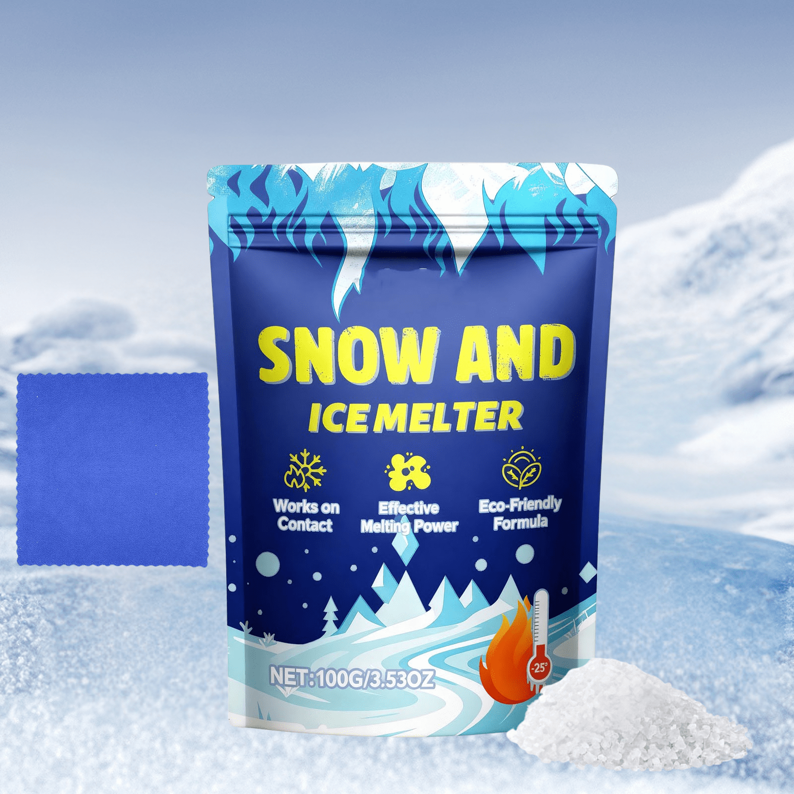 Snow Melter 1 Set, Non-Staining Melt, with Tower - Pet Friendly Ice ...