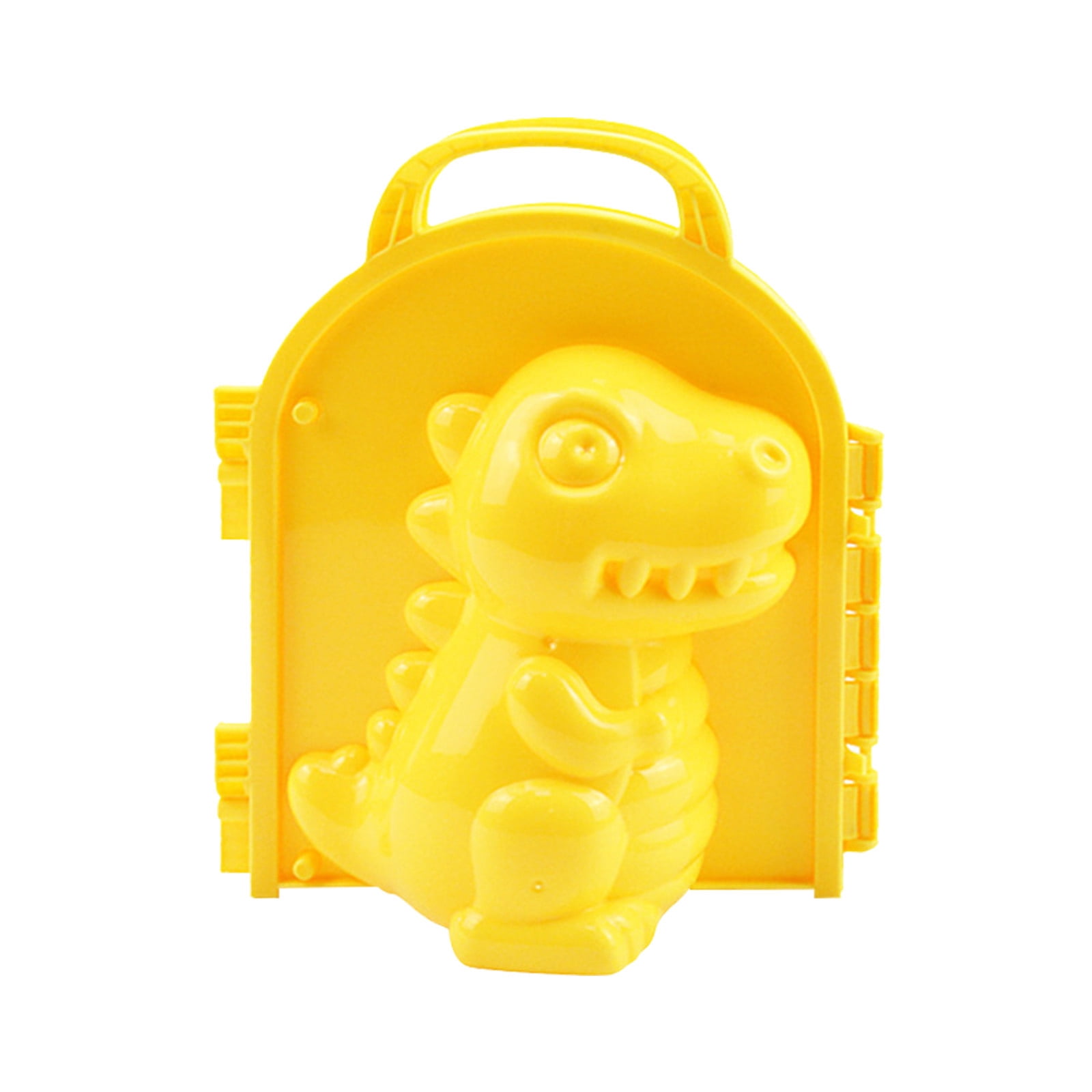 Snow Mini Erasers Cartoon Dinosaur Snow Model Making Design Snowball ...