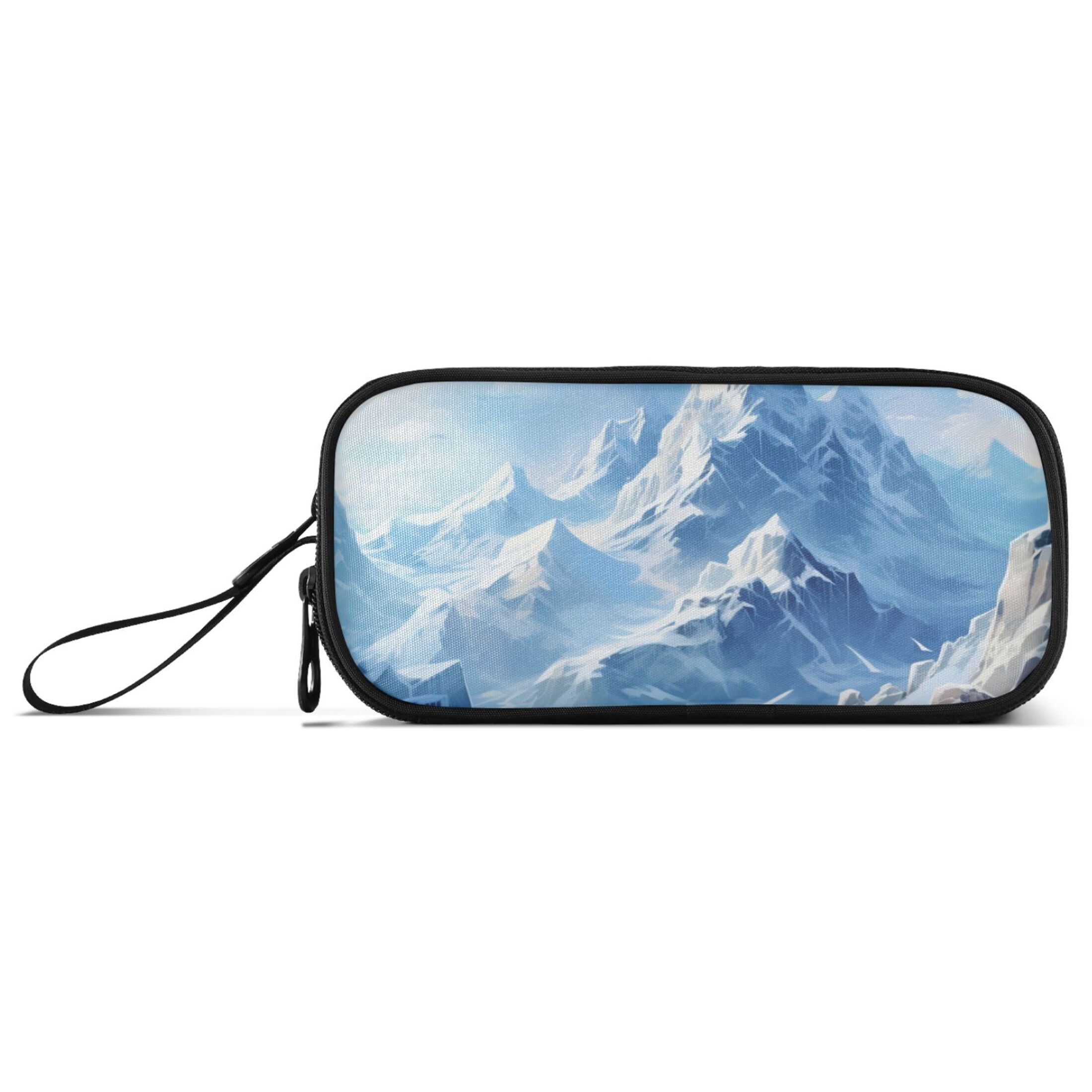 Snow Mountain Clouds Pencil Case Stationary Holder Pen Bag Pencil Pouch ...