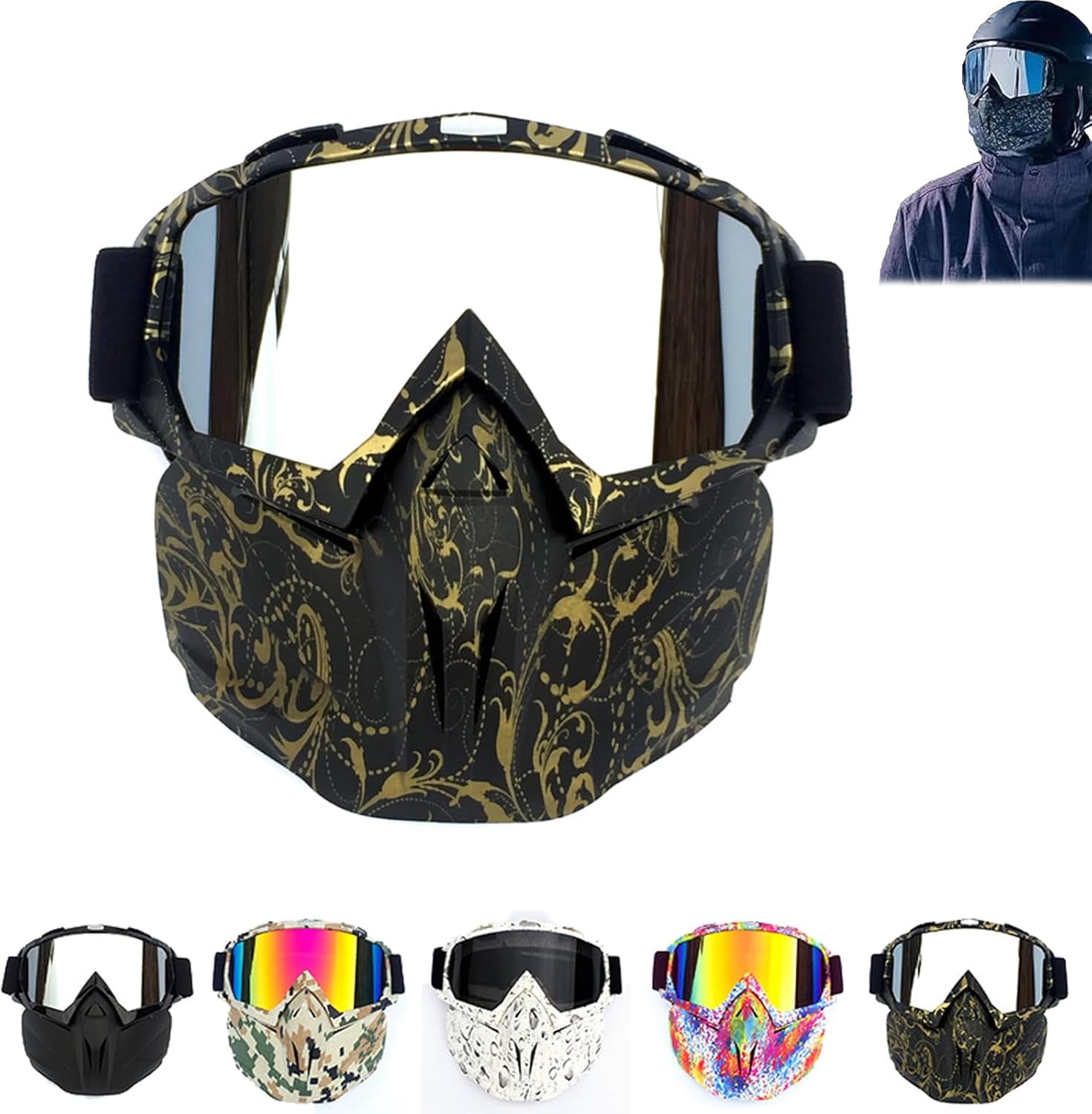 Snow Ninja Mask, Snow Ninja Mask Goggles, Cold Weather Goggles, Ski ...
