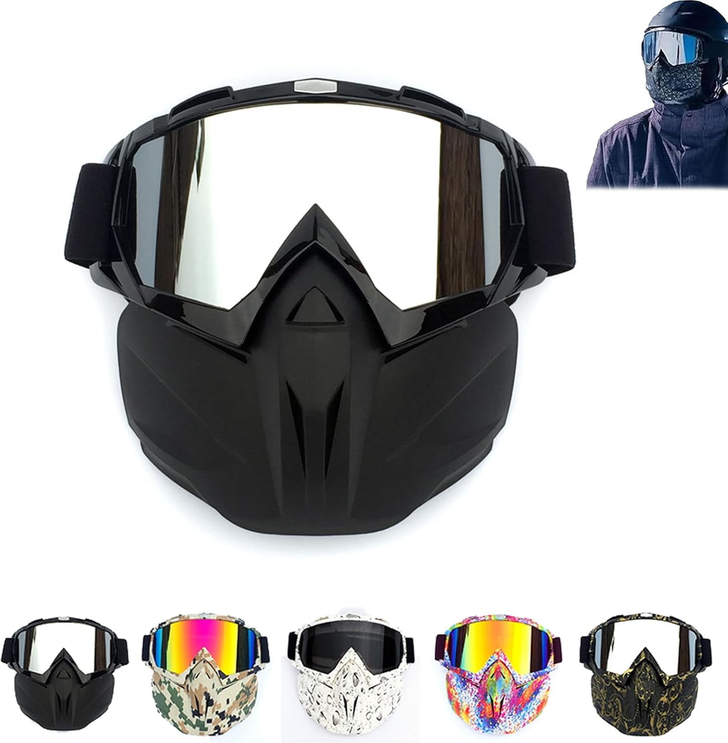 Snow Ninja Mask, Snow Ninja Mask Goggles, Cold Weather Goggles, Ski ...