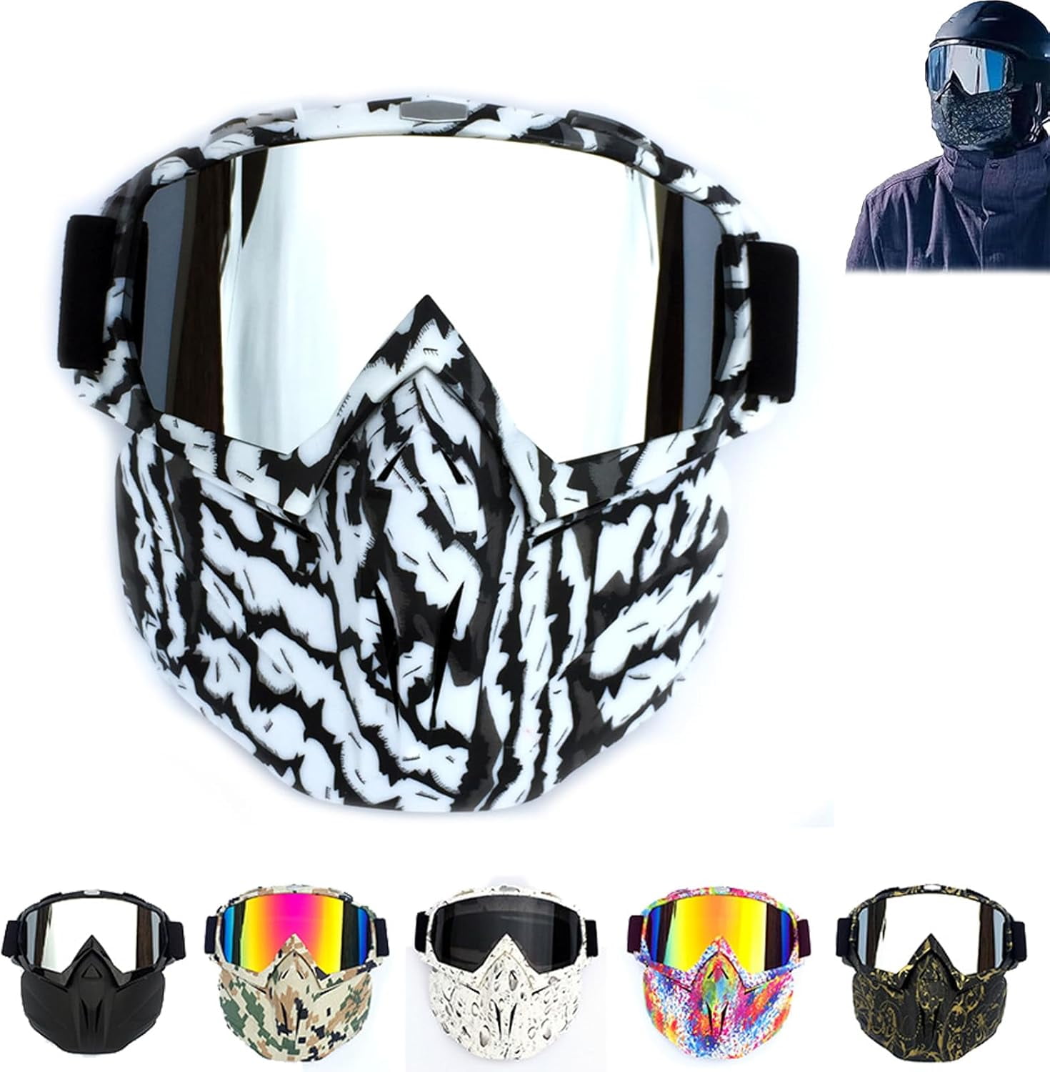 Snow Ninja Mask, Snow Ninja Mask Goggles, Cold Weather Goggles, Ski ...
