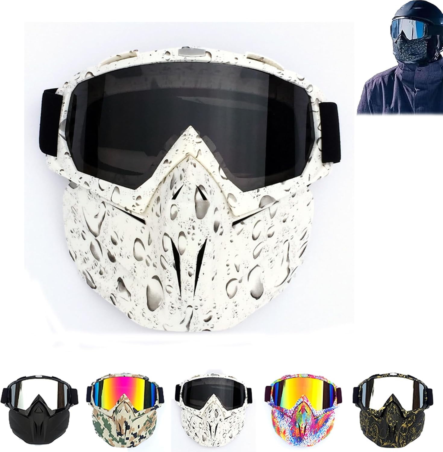 Snow Ninja Mask, Snow Ninja Mask Goggles, Cold Weather Goggles, Ski ...