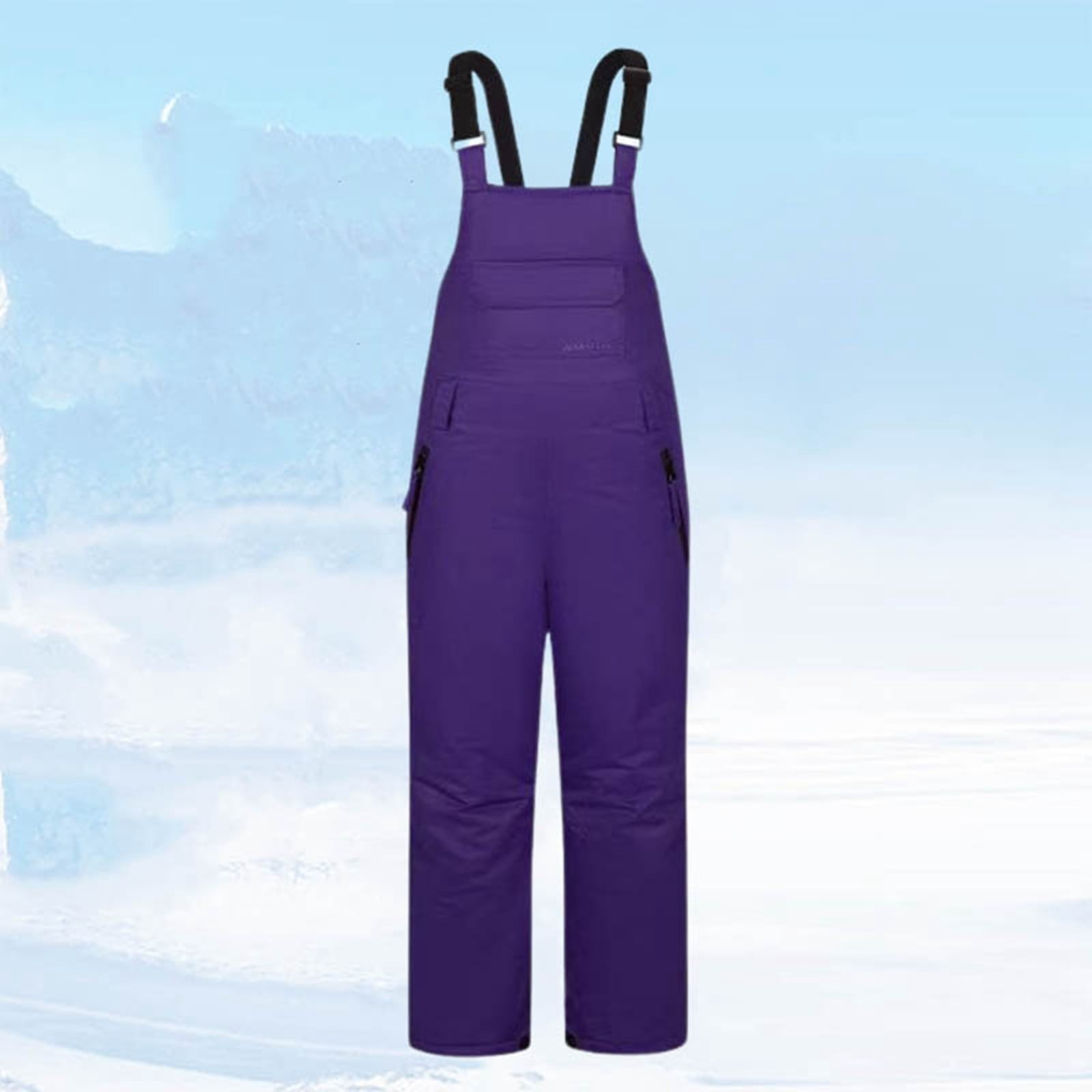 Snow Pants Kids Insulated Snow Bib Overalls Waterproof Windproof ...