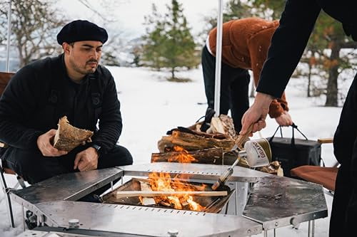 Snow Peak GigaPower Compact Folding Torch, Fire Starter, Campfire and ...