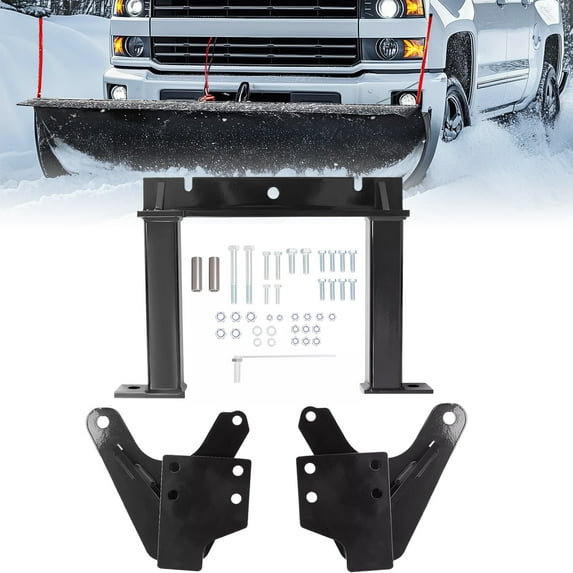 Snow Plow Mount Kit Bracket Fit EZ PLUS MD2 For Chevy GMC Sierra 2500 ...