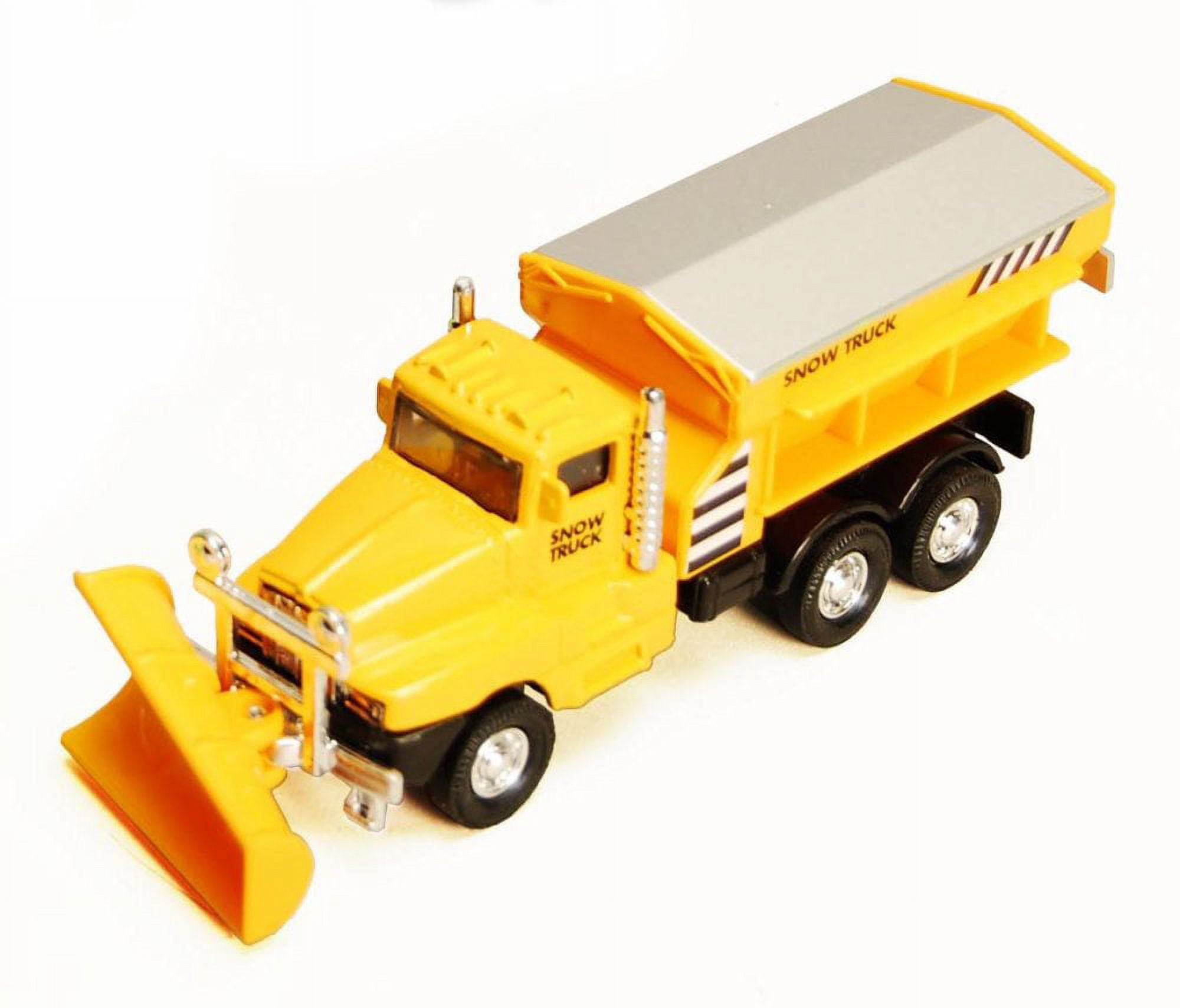 Snow Plow Truck, Yellow - Showcasts 9915D - 5.75 Inch Scale Diecast ...