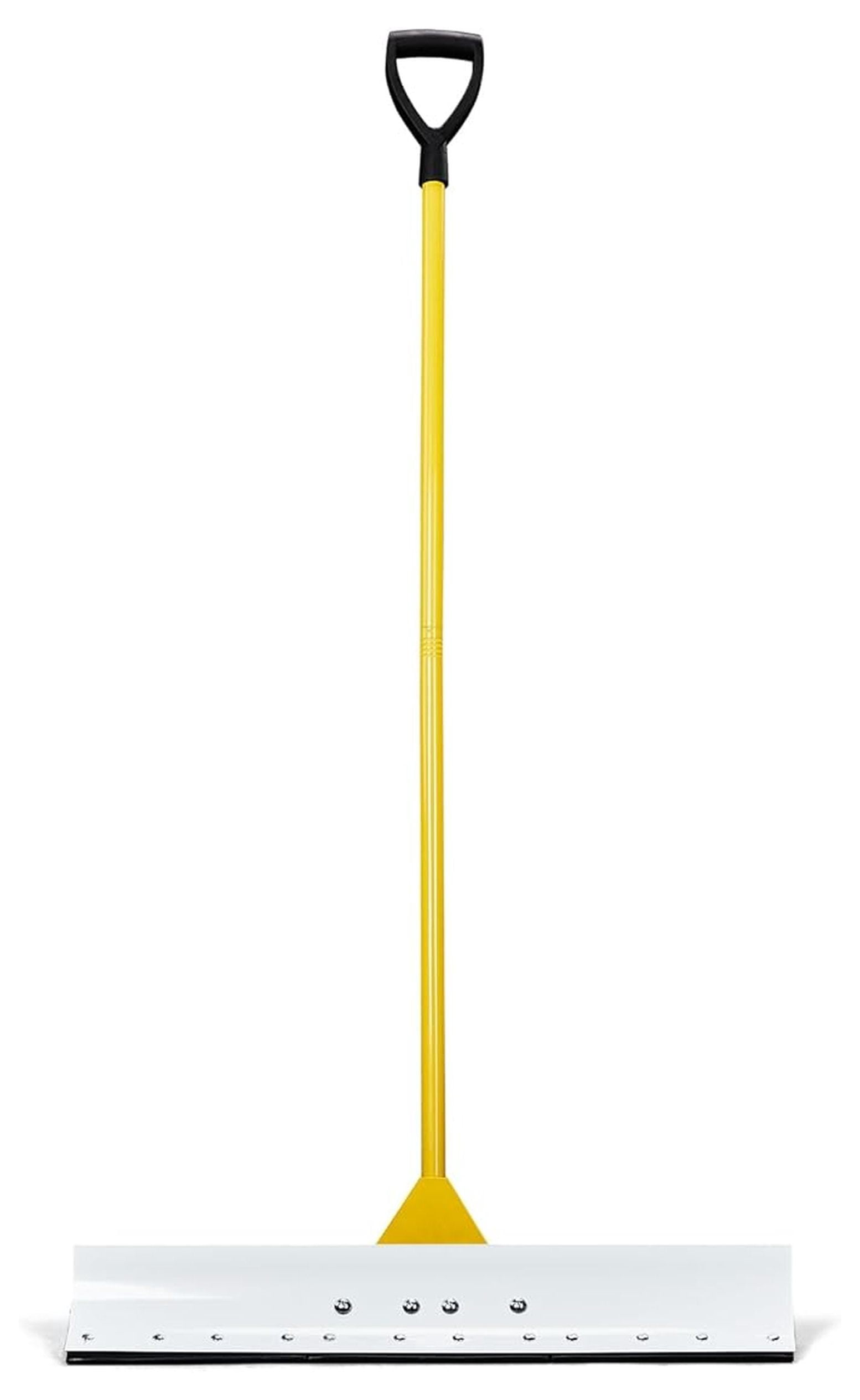 Snow Pusher Shovel 29 Inch Wide Driveway Snow Plow Tool with D-Ring ...