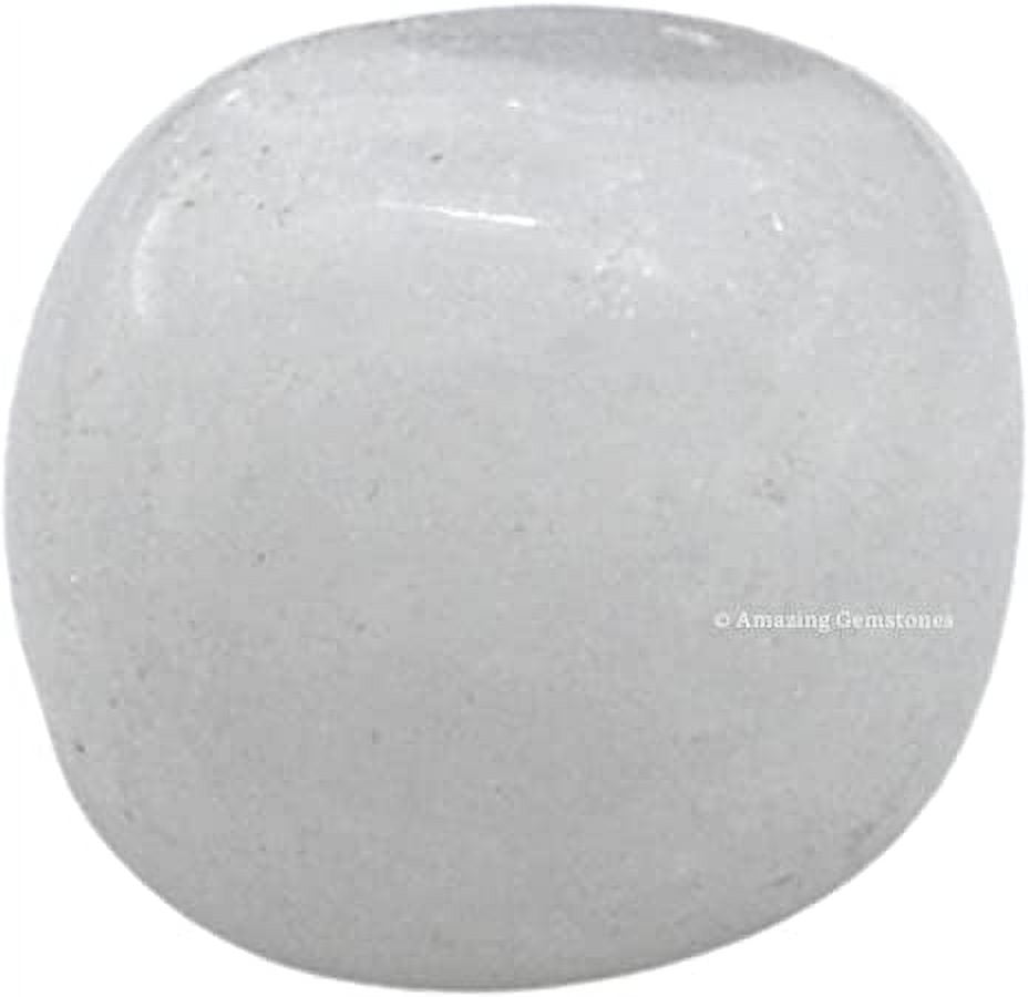 Snow Quartz Crystal Tumbled Stones Polished Rocks (1 OZ) - Walmart.com