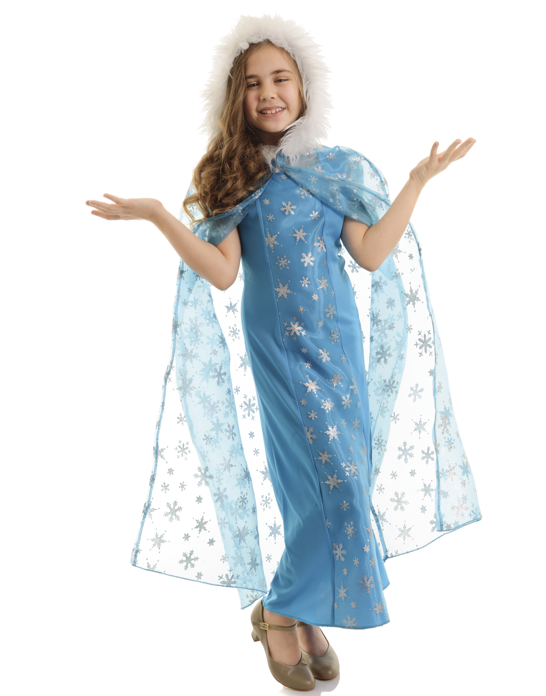 Snow Queen Cape - Costume - Christmas - Costume - Child - Size Medium 8 ...