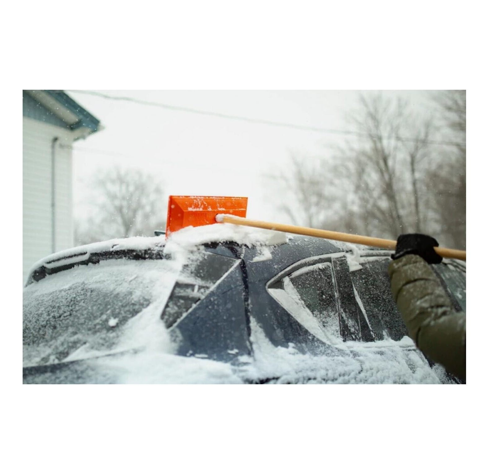 Snow Rake/Snow Broom with Pole - ” Pole with 18" Head. - Auto Dealer ...