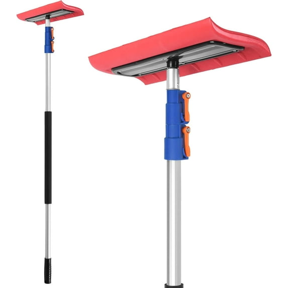Snow Rakes Roof Rake, 5-12 Ft Extendable (Up to 18 Ft Reach ...