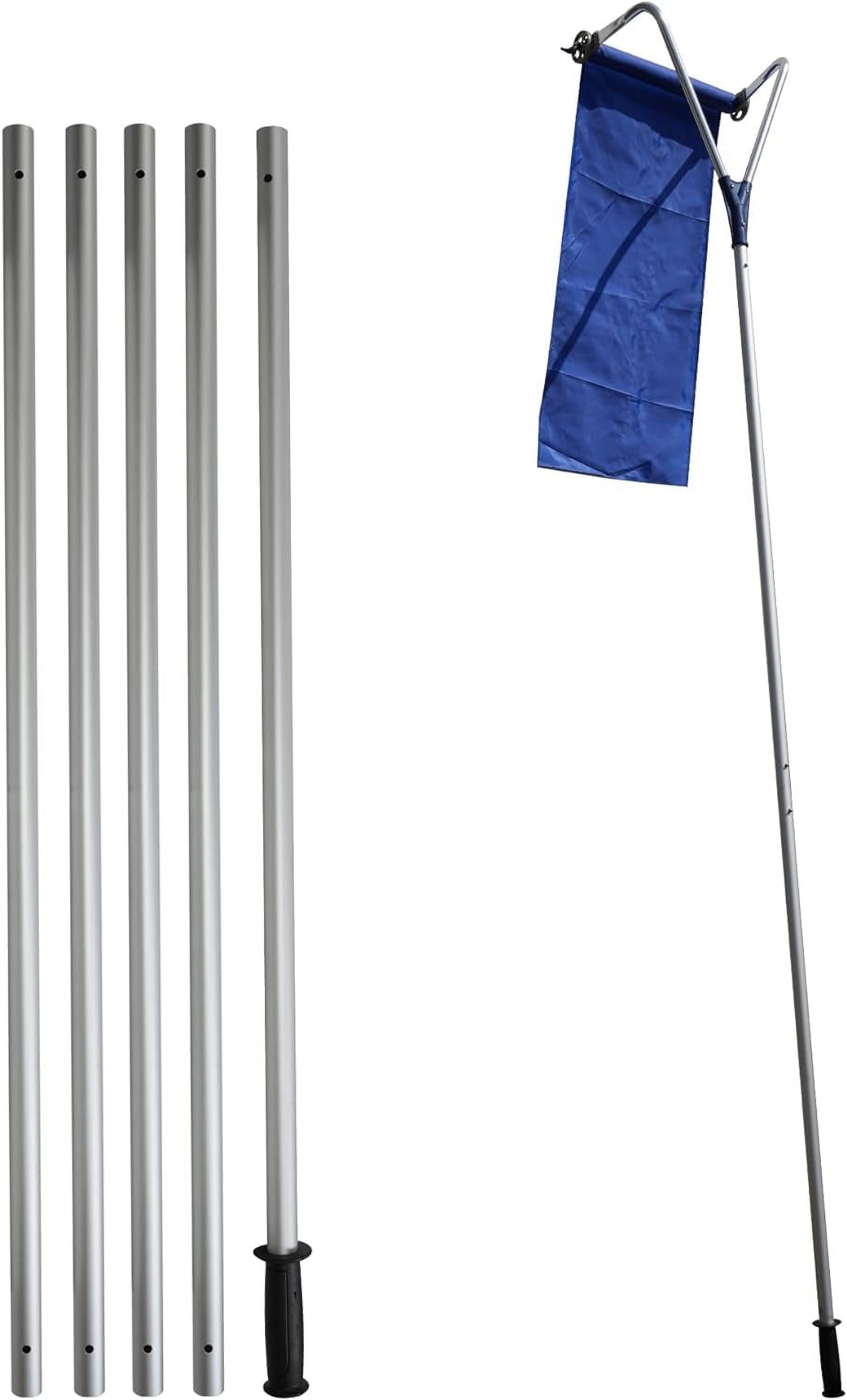 Snow Removal Tool, Adjustable Snow Roof Rake with Non-Slip Handle ...