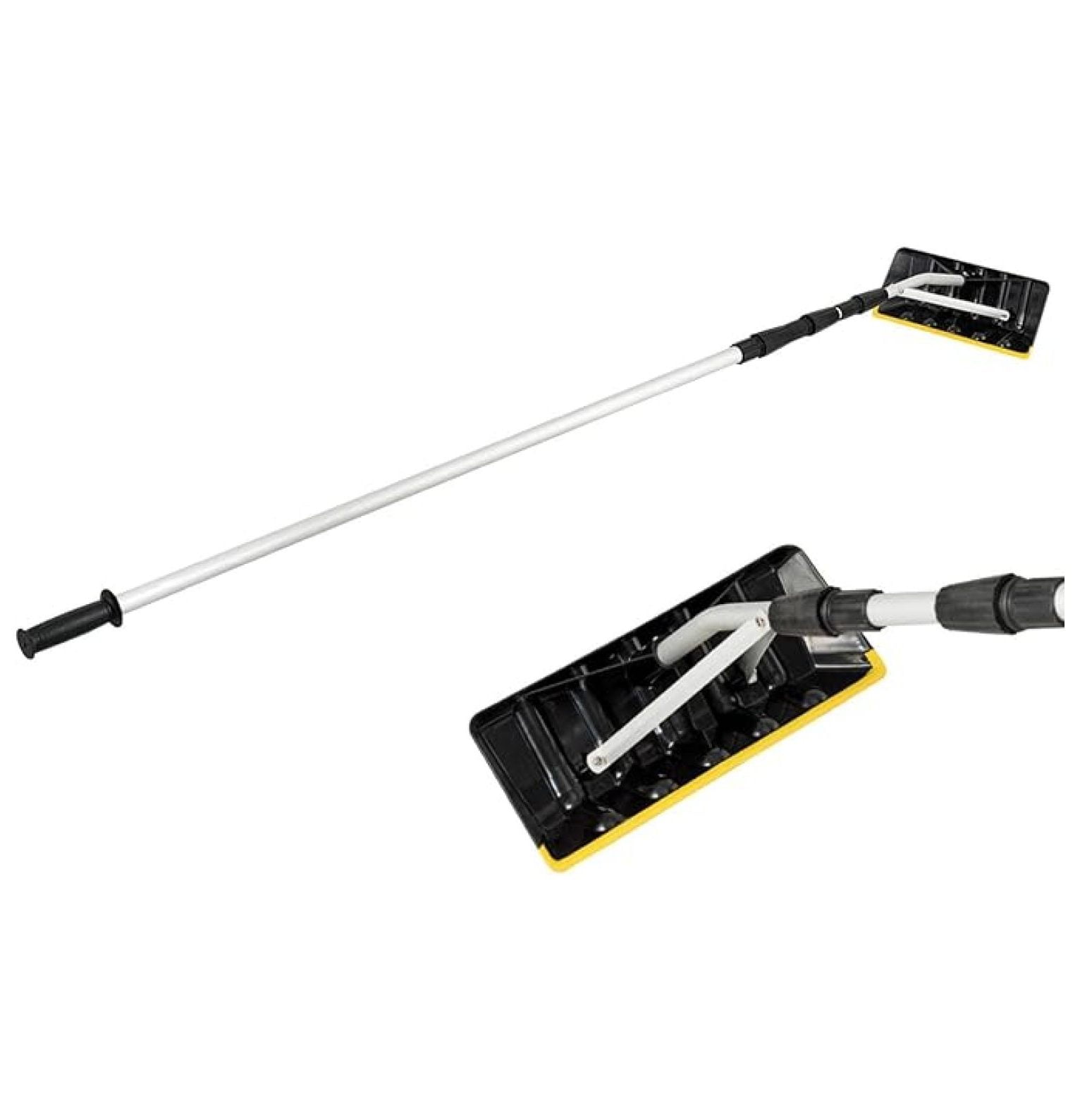 Snow Roof Rake 21ft Telescoping Aluminum Snow Removal Tool for Roof ...