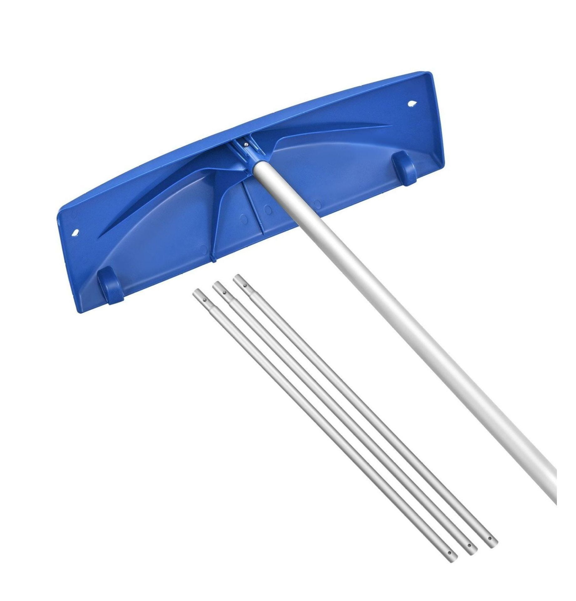 Snow Roof Rake - 24 Inch Blade, 3.8-18.2 ft Adjustable Handle, with ...