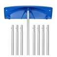 Snow Roof Rake 3.4-20ft Telescoping - 24 Inch Wide Blade Aluminum Snow ...