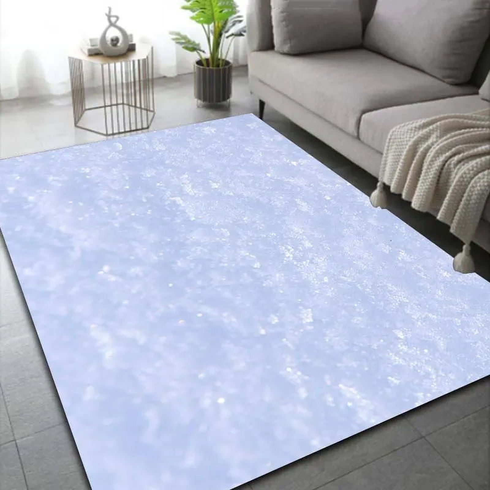 Snow Scene Carpet Rug for Winter Home r Snow Cover for Christmas Tree ...