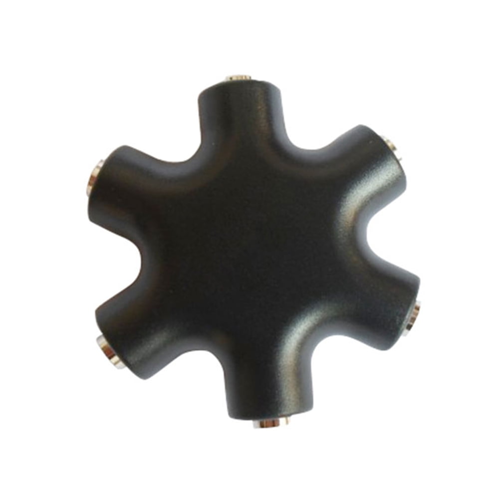 Snow Shape 6 Port 3.5mm Headset Universal Splitter Portable Keychain ...