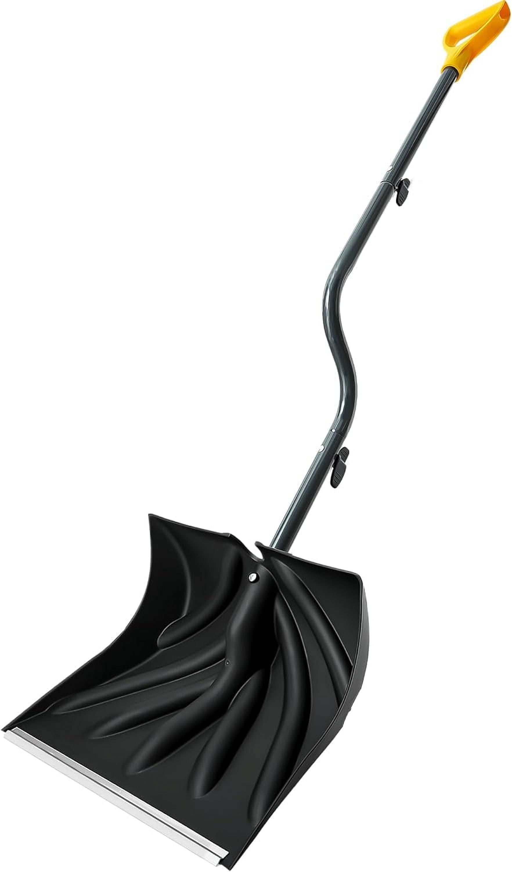 Snow Shovel for Driveway 17-Inch Wide Ergonomic Heavy Duty Snow Removal ...