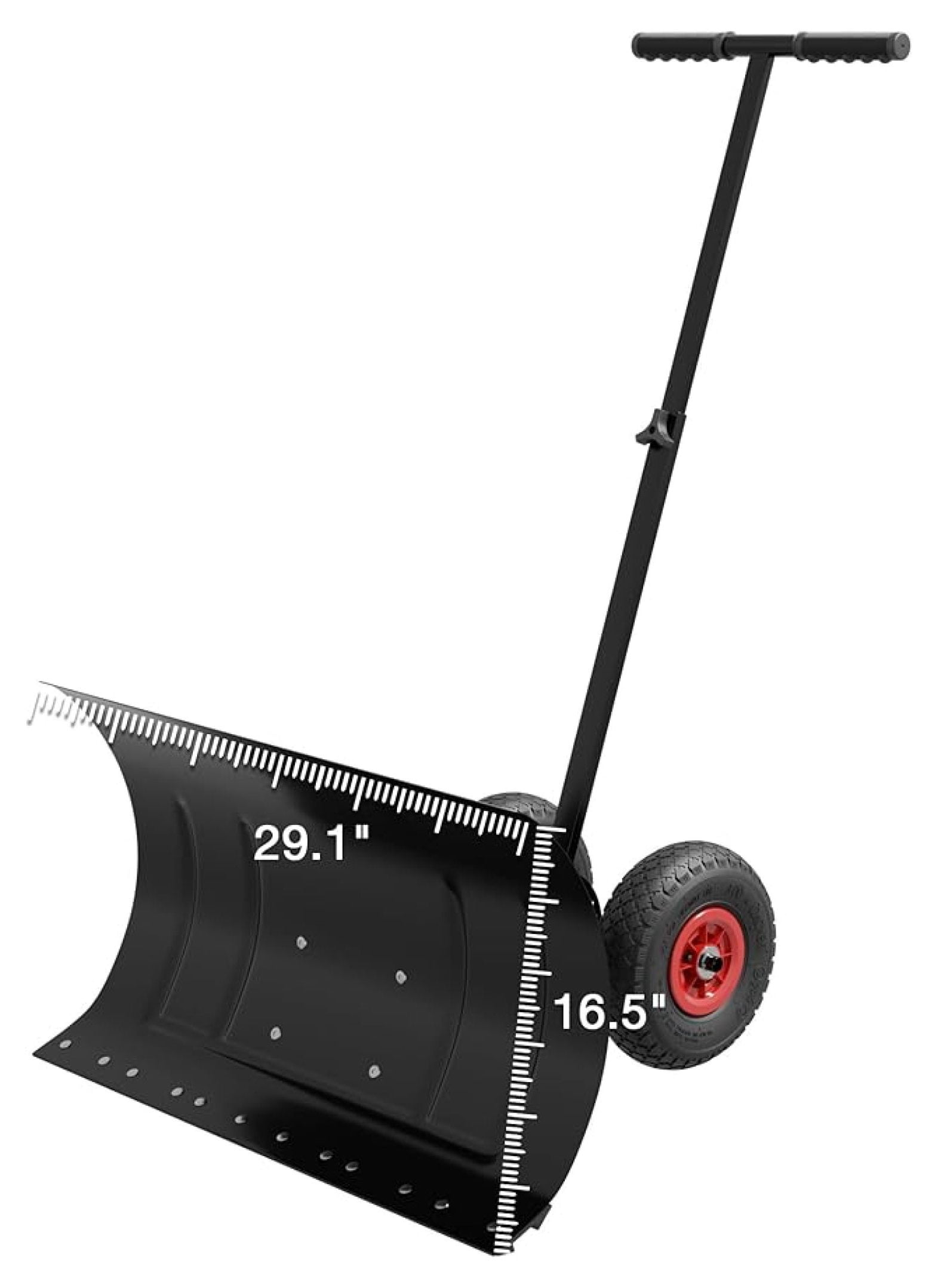 Snow Shovel for Driveway, 29.1x16.5 Inch Heavy Duty Snow Shovels with ...