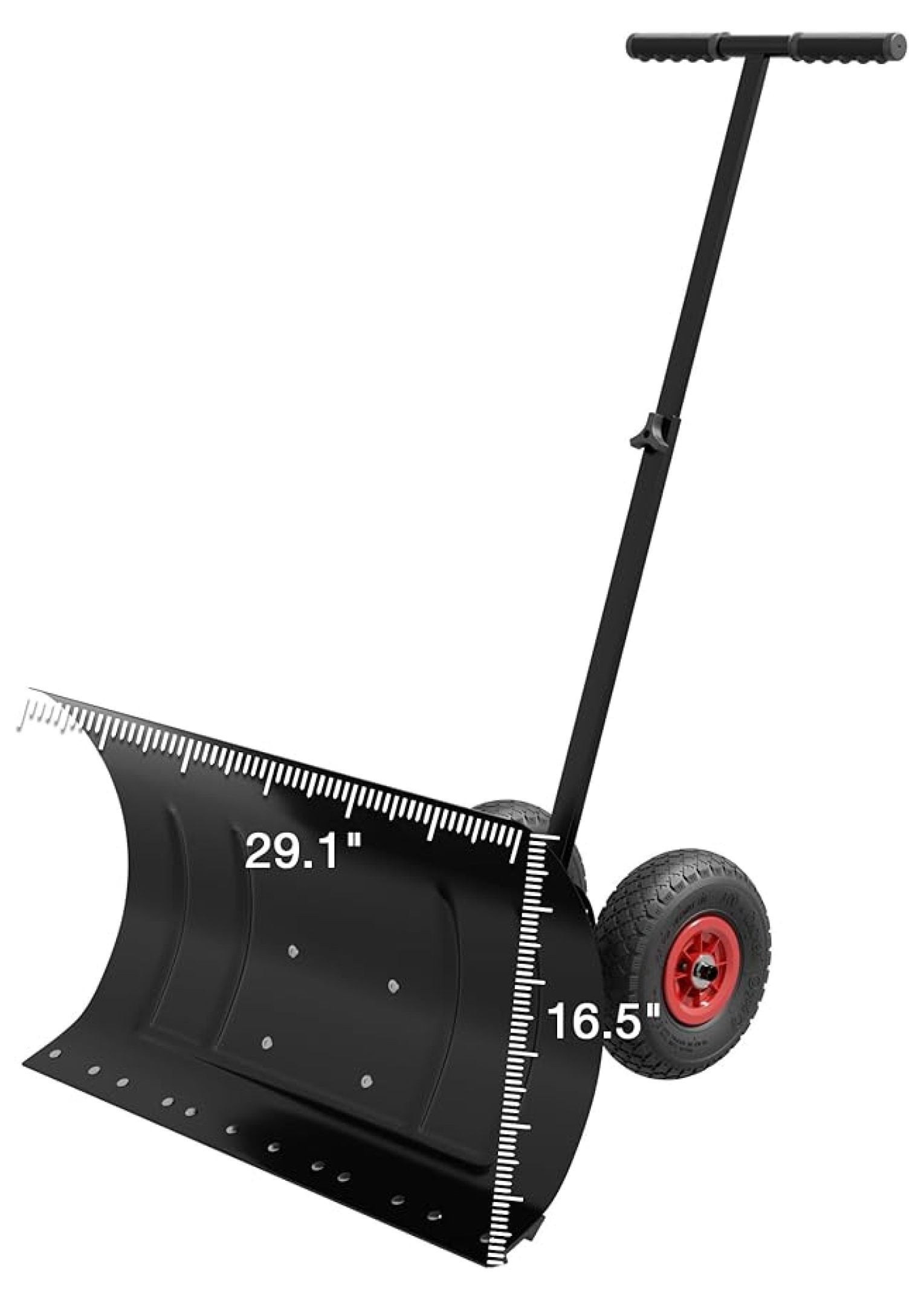 Snow Shovel for Driveway, 29.1x16.5 Inch Heavy Duty Snow Shovels with ...