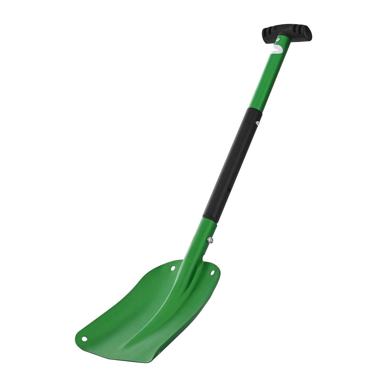 Snow Shovel for Driveway - 8.5in Aluminum Alloy Snowplow, Retractable ...
