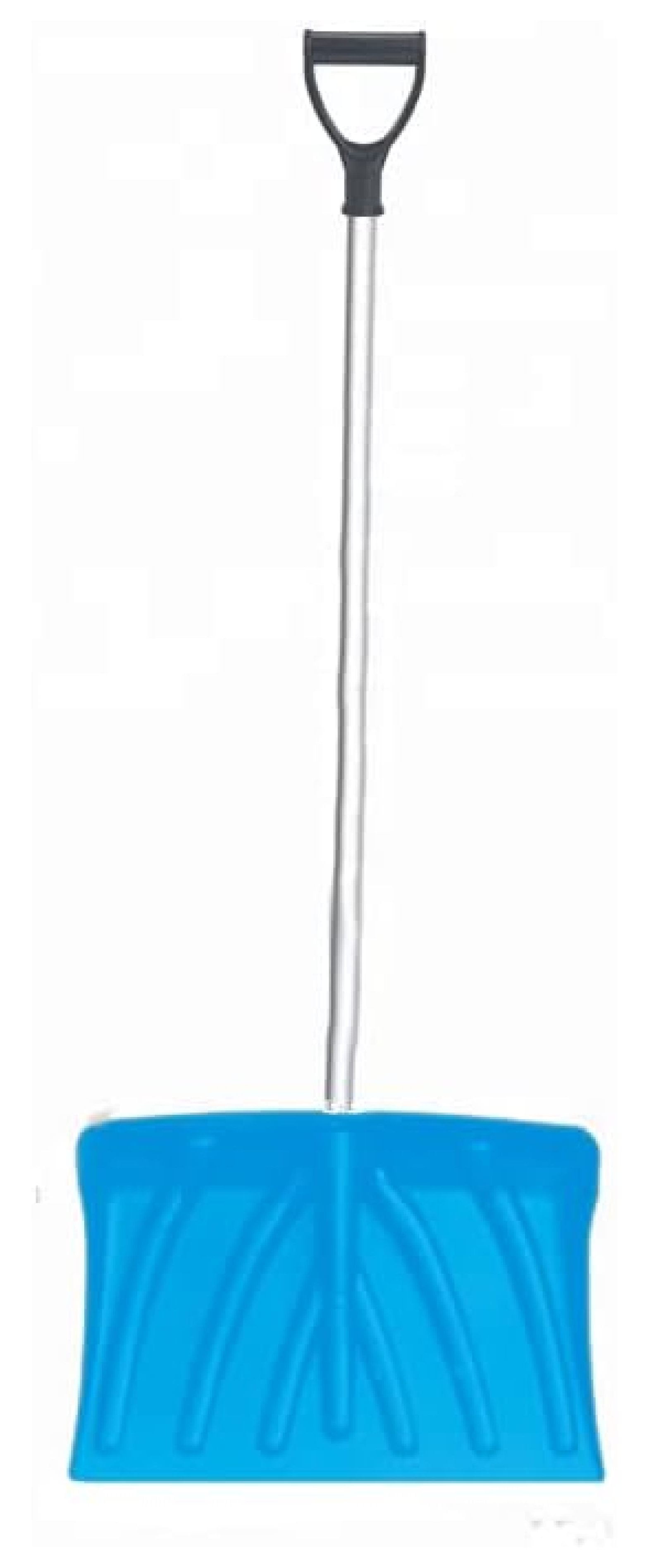 Snow Shovel for Driveway - Heavy Duty Snow Pusher Scooper with Wooden ...