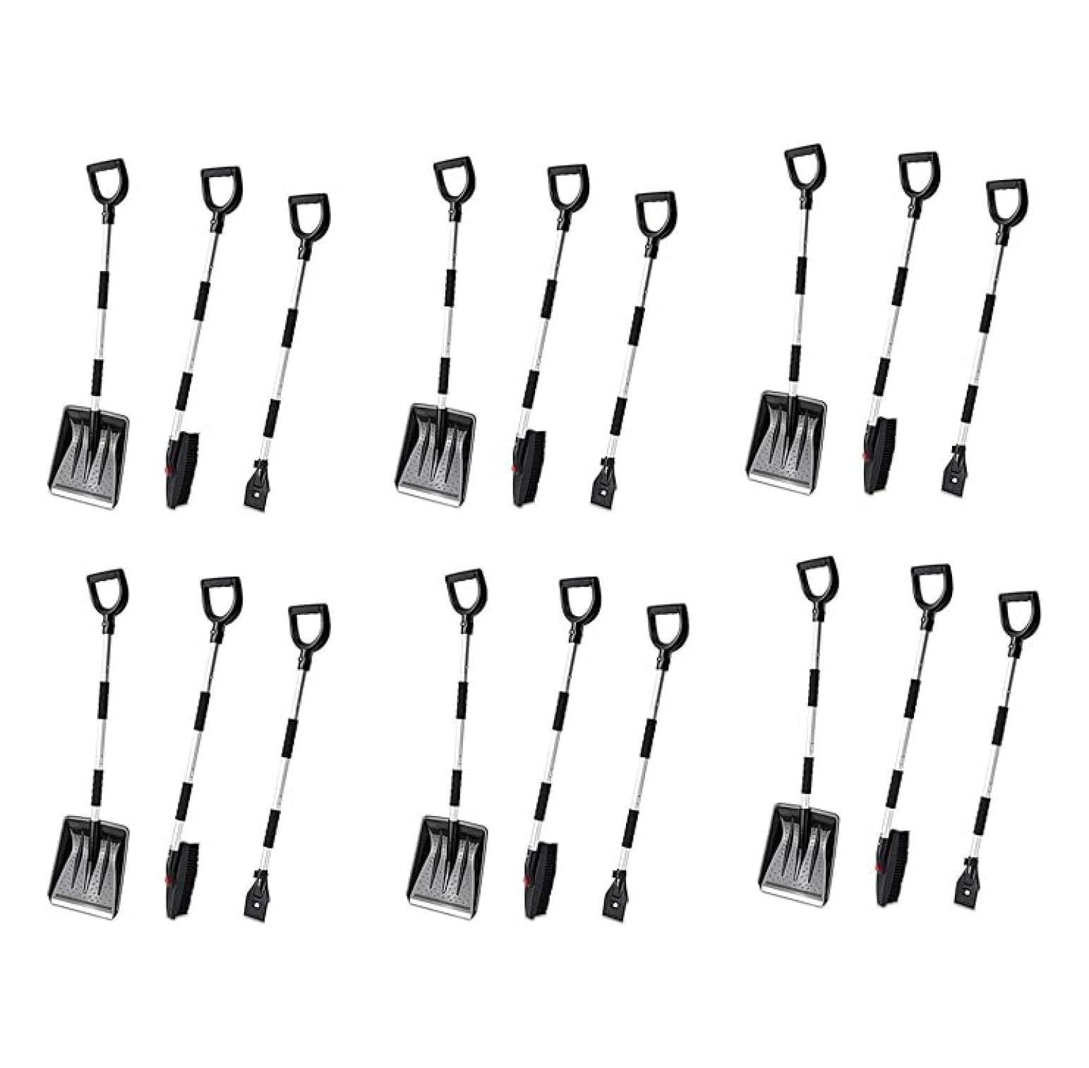 Snow Shovel Kit 3-in-1 - Ice Scraper & Snow Brush for Car, Truck, SUV ...