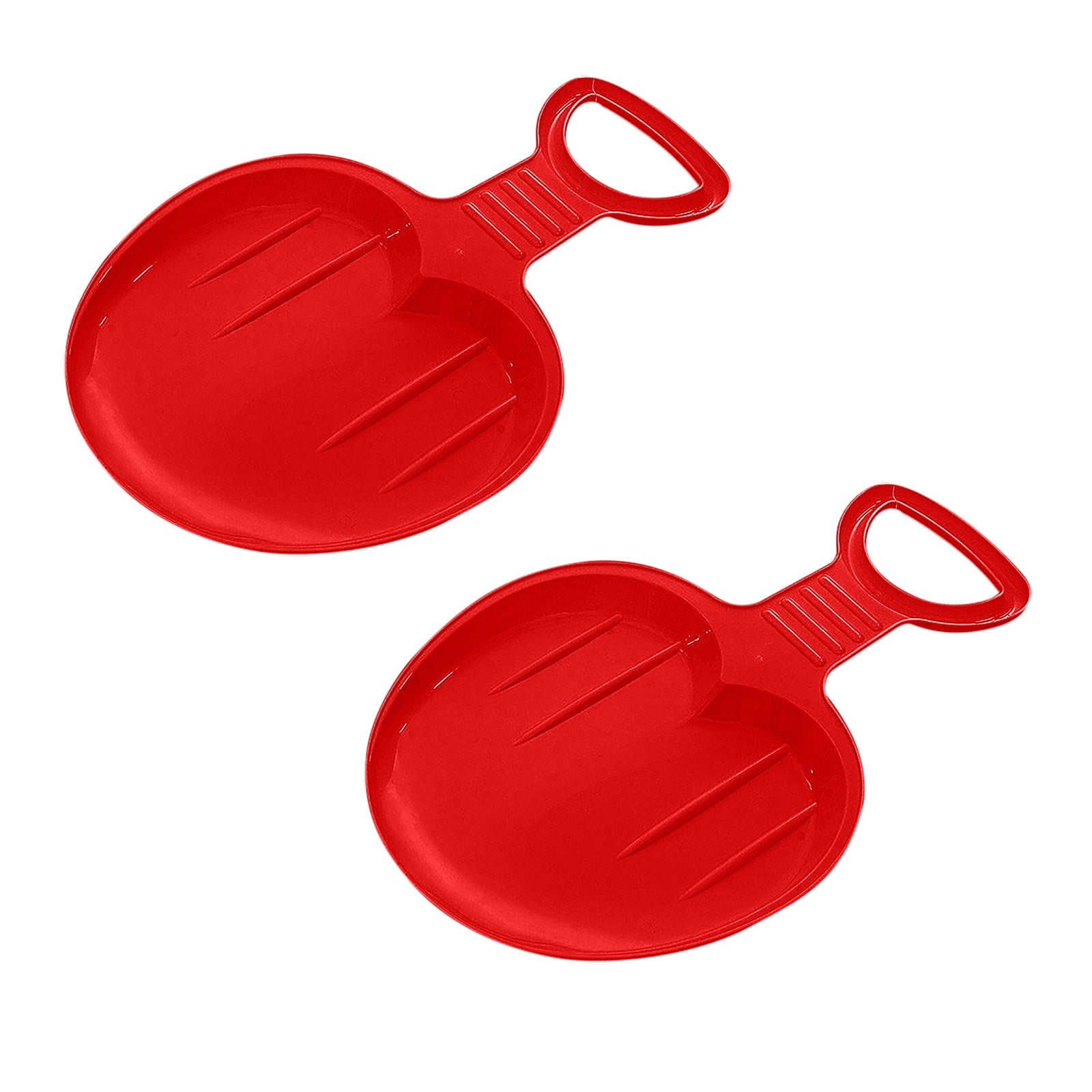 Snow Sled, Heavy Duty Durable Plastic Downhill Toboggan Slippery Racer ...