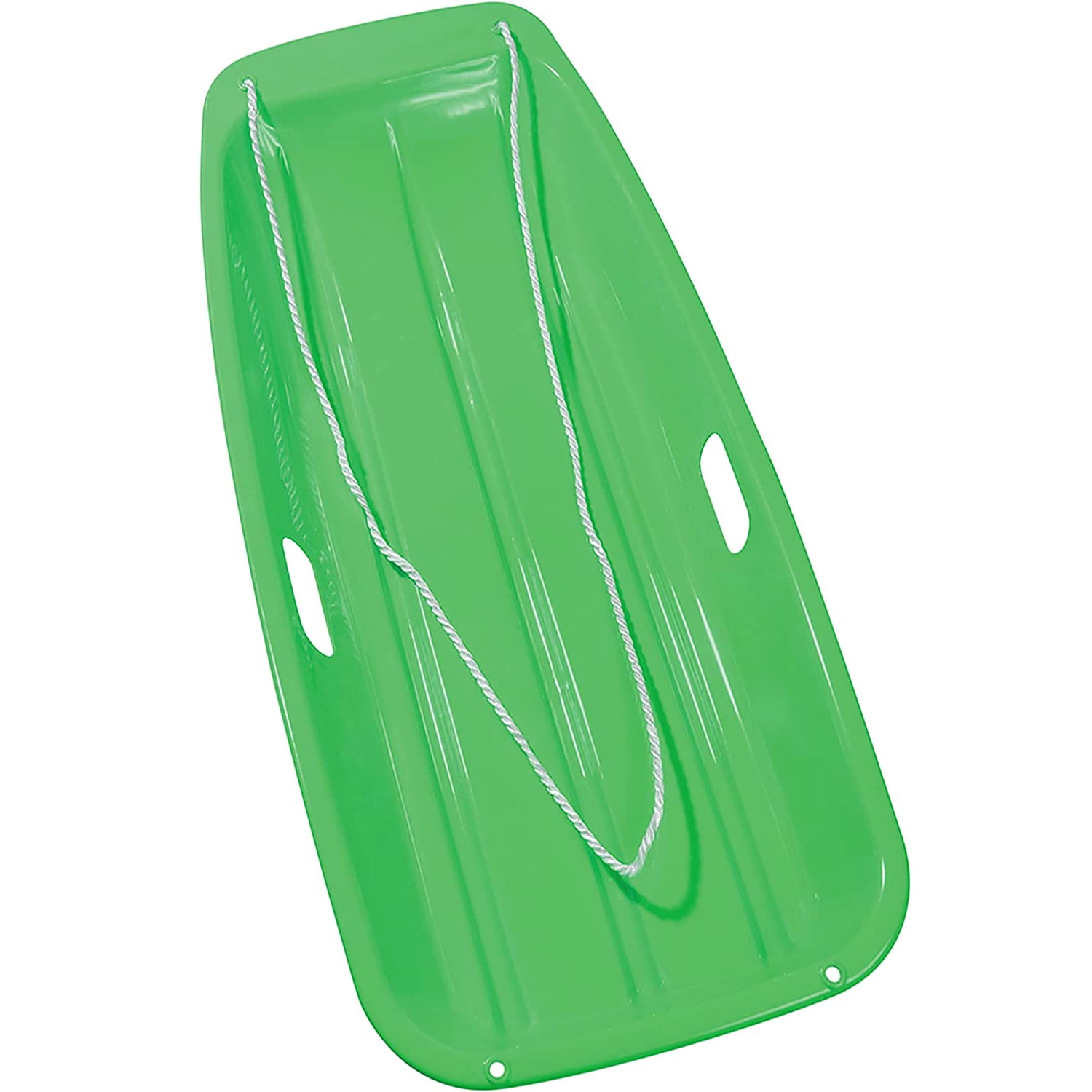 Snow Sled with Handles and Ropes, Slippery Plastic Downhill Durable ...