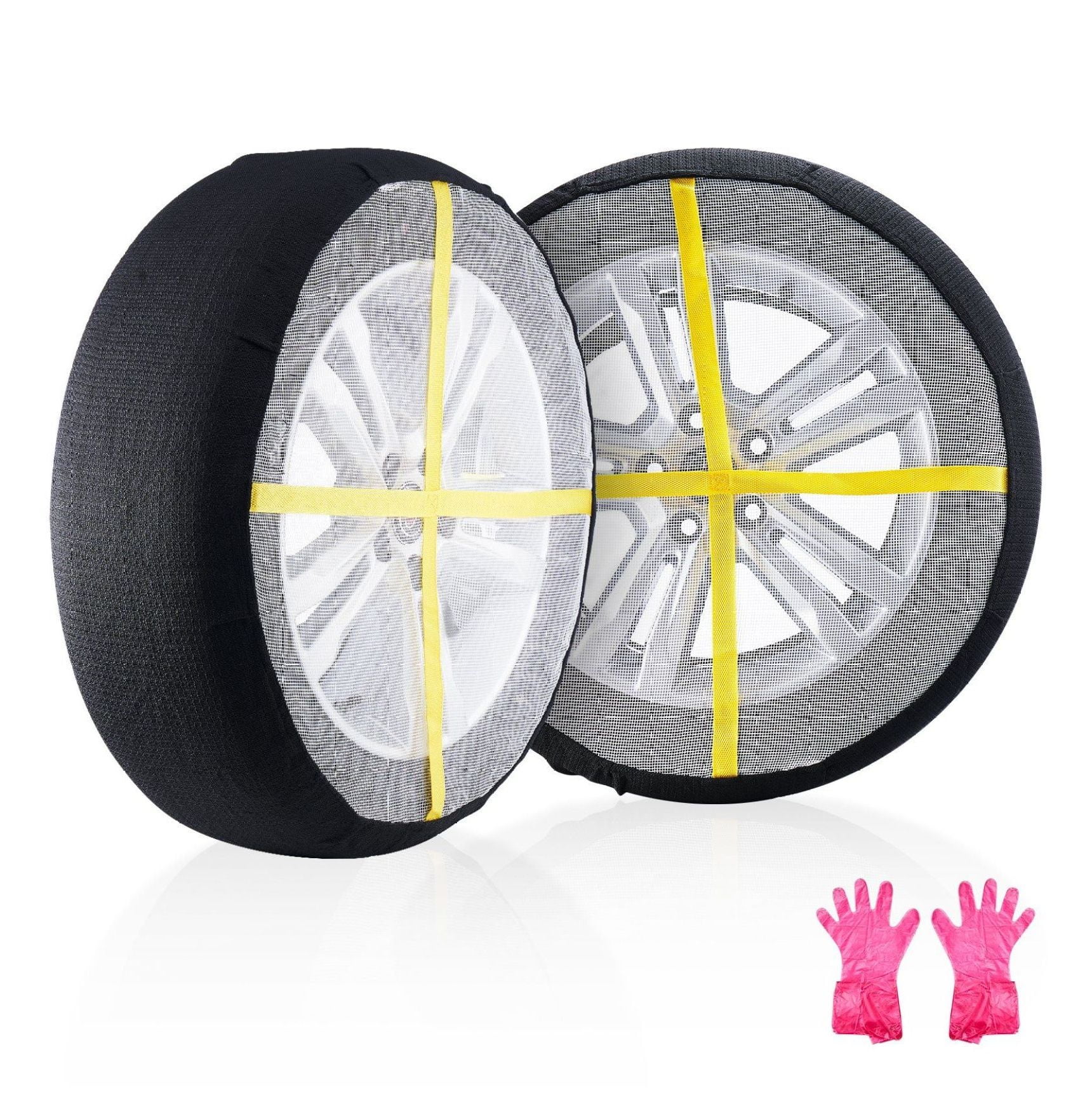 Snow Socks for Tires 16.3-14.8in - Tire Snow Traction Cover, Full ...