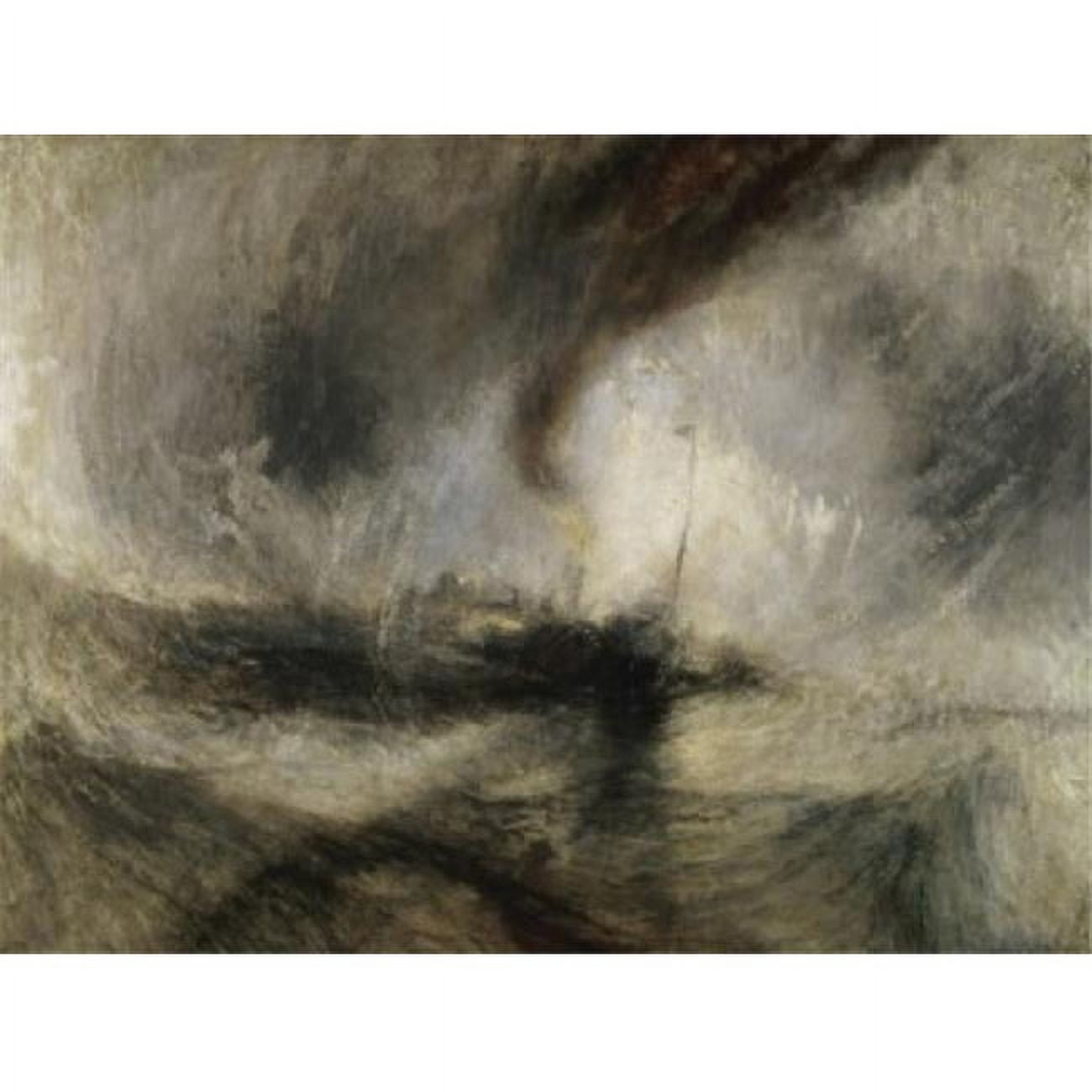 Snow Storm at Sea, 1842, Joseph Mallord William Turner (1775-1851 ...